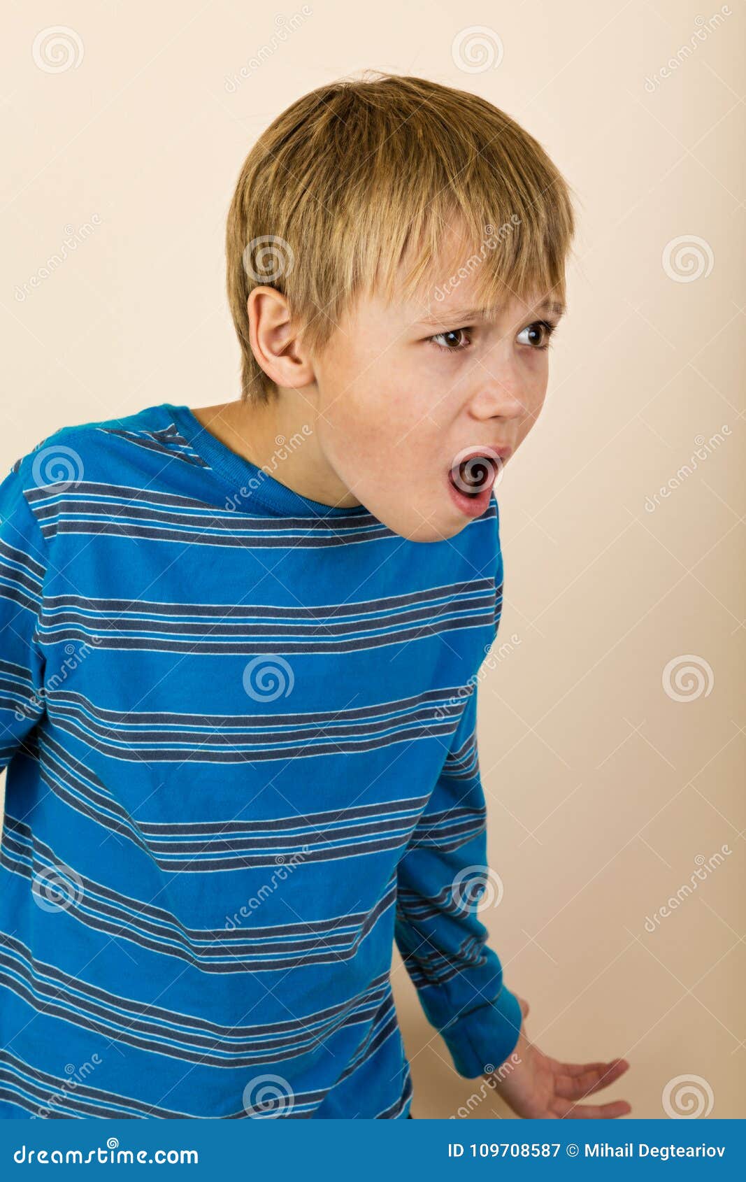 Angry boy stock image. Image of anger, yell, scream - 109708587