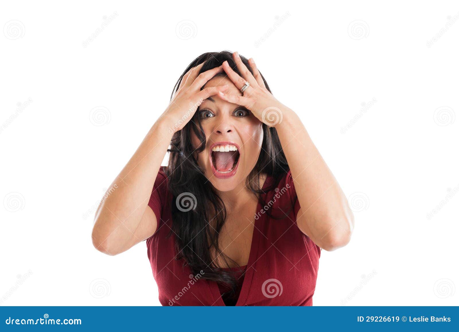 Outraged woman portrait stock image. Image of beautiful - 29226619