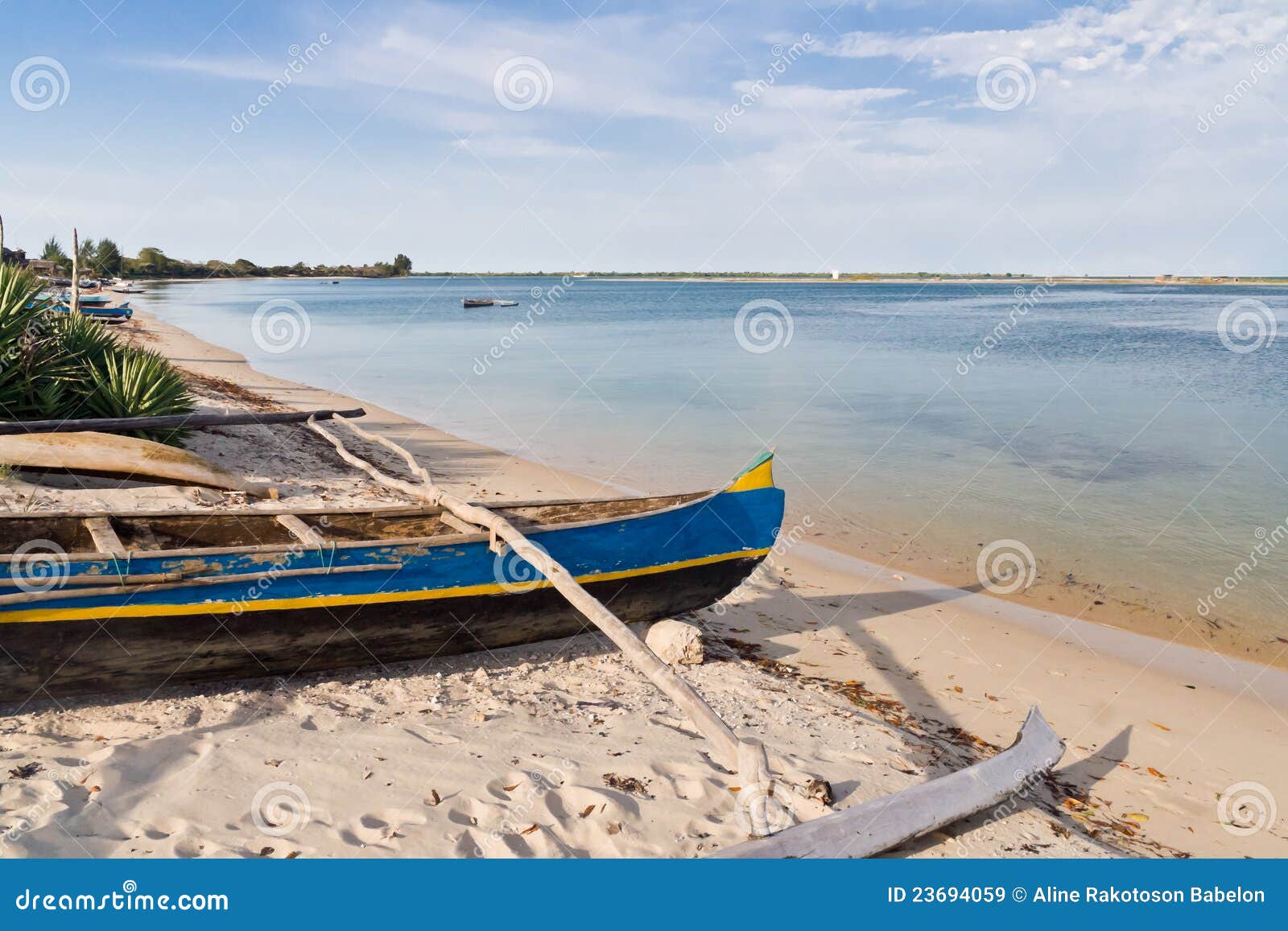 Outrigger canoe stock image. Image of landscape, scenery - 23694059