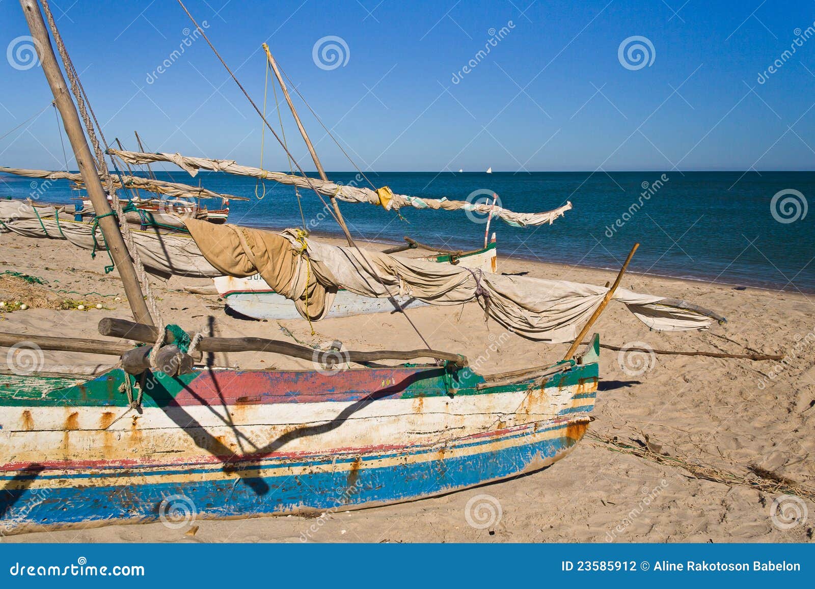 Outrigger canoes stock photo. Image of island, transportation - 23585912