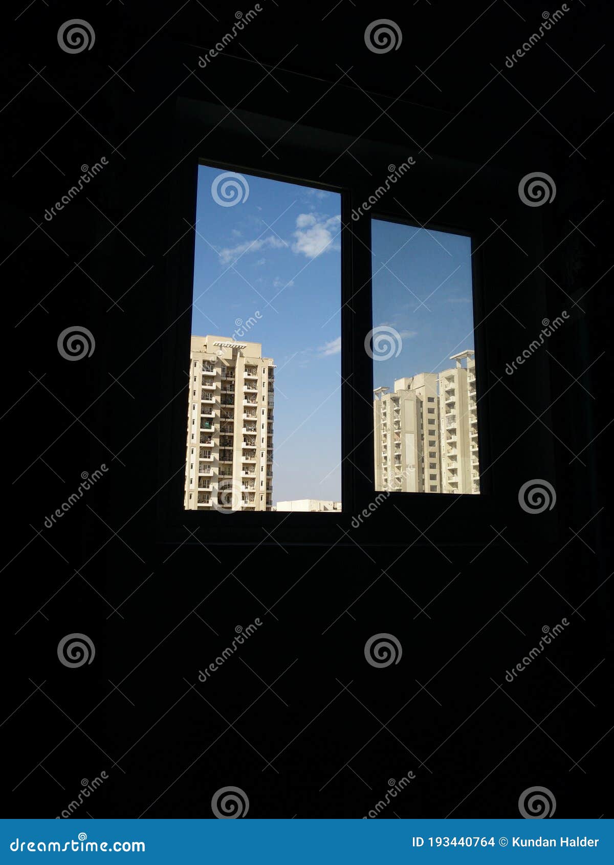 Outside Beautiful View from Inside the Room Stock Photo - Image of ...