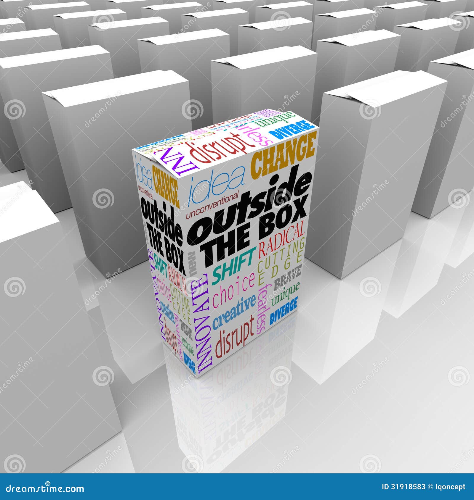 Outside the Box Unique DIfferent Solution To Problem Package Stock ...