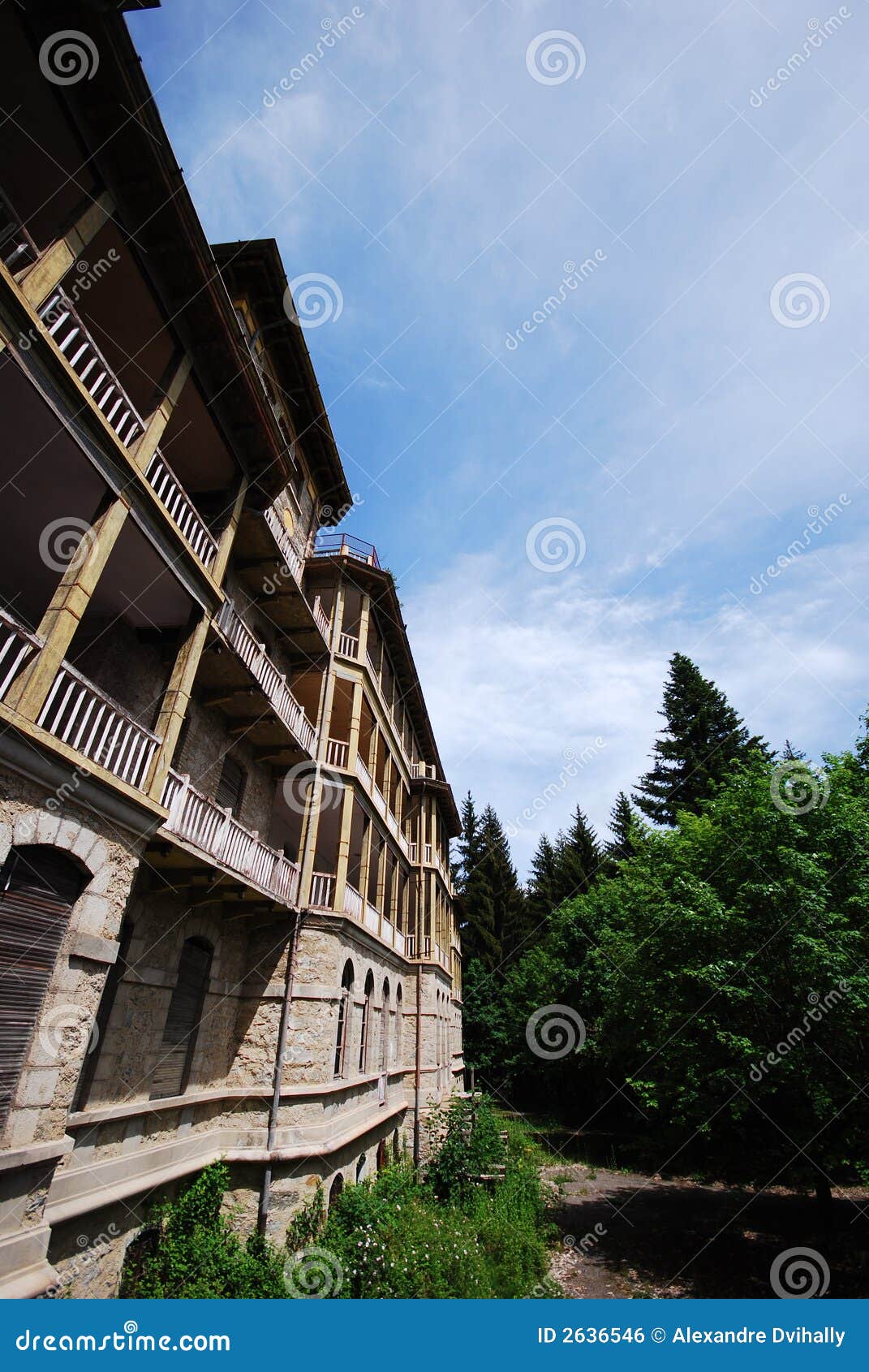 Outside of Building, Landscape Stock Photo - Image of forest, home: 2636546