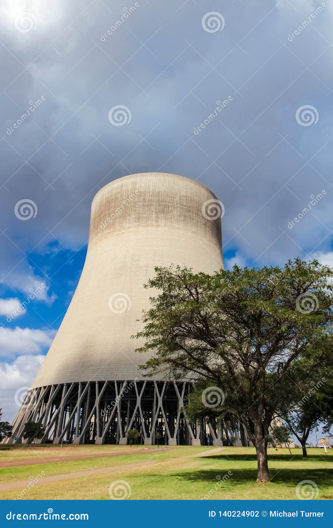 Outside a Cooling Tower for Power Station Editorial Photography - Image ...