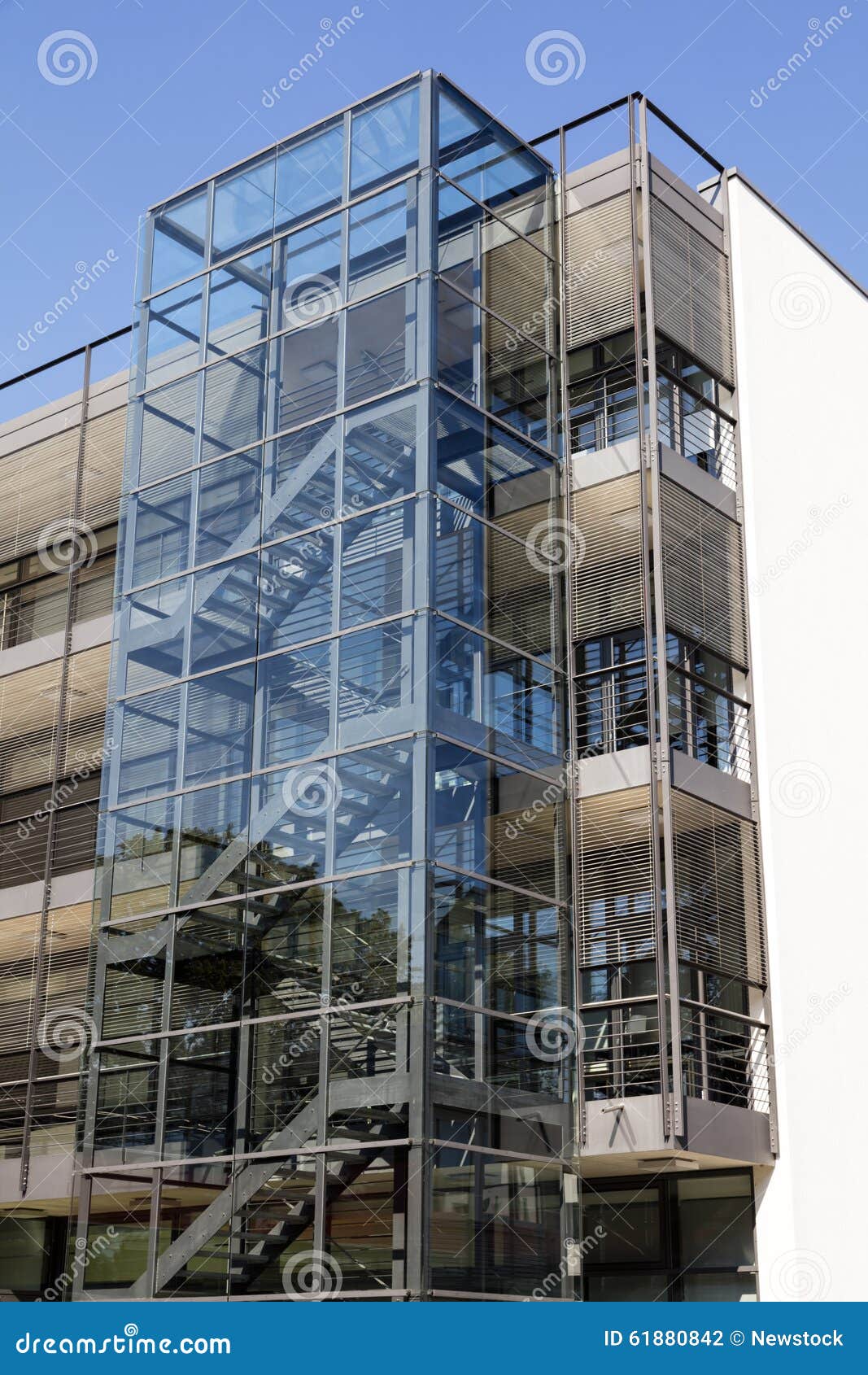 Outside fire escape stock photo. Image of escape, architecture - 61880842