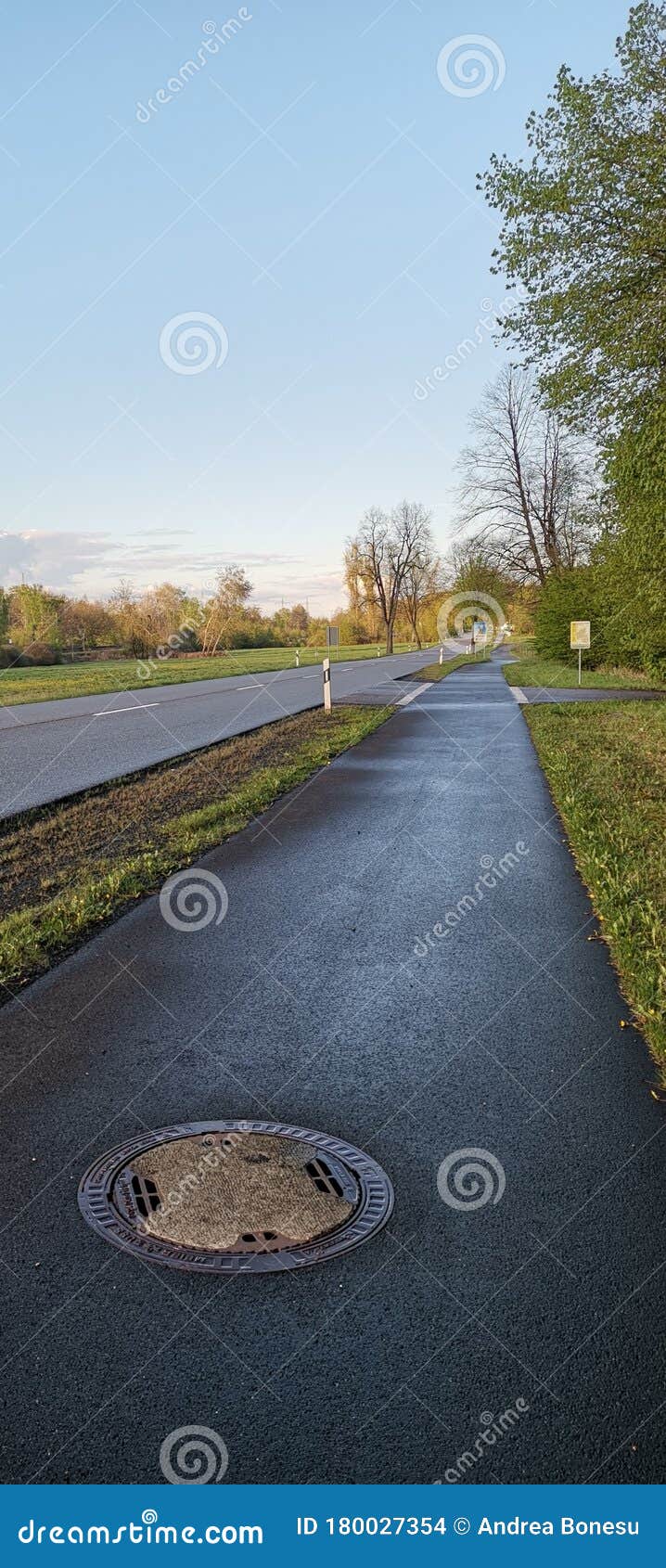 Outside the Forest stock photo. Image of road, forest - 180027354