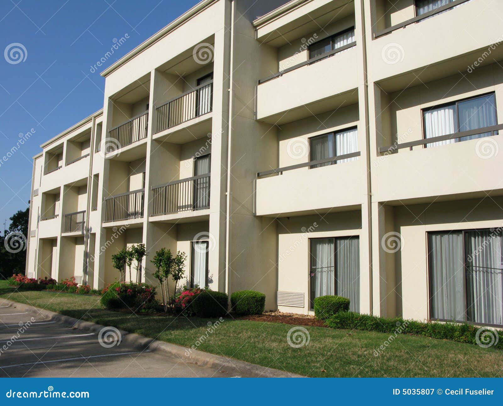 Outside hotel stock image. Image of outside, hotel, windows - 5035807