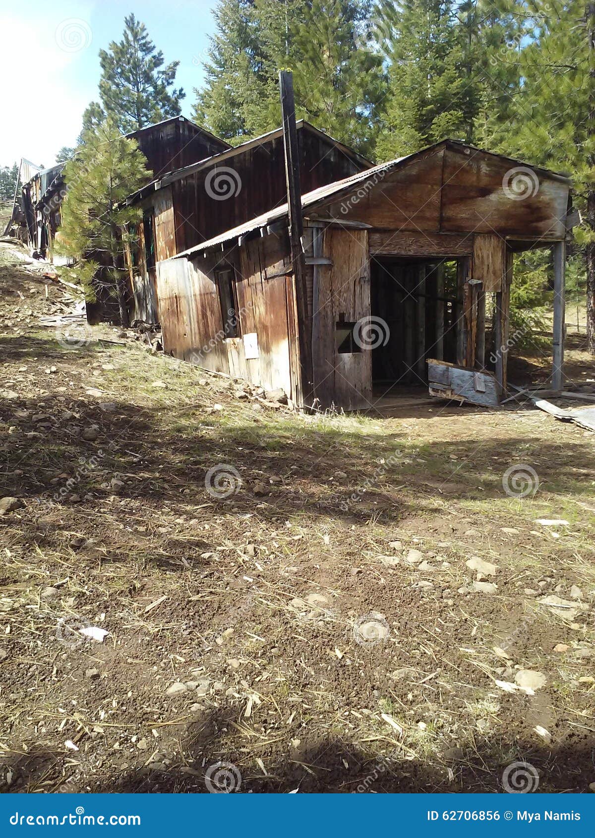Outside of the mine stock photo. Image of outside, abandoned - 62706856