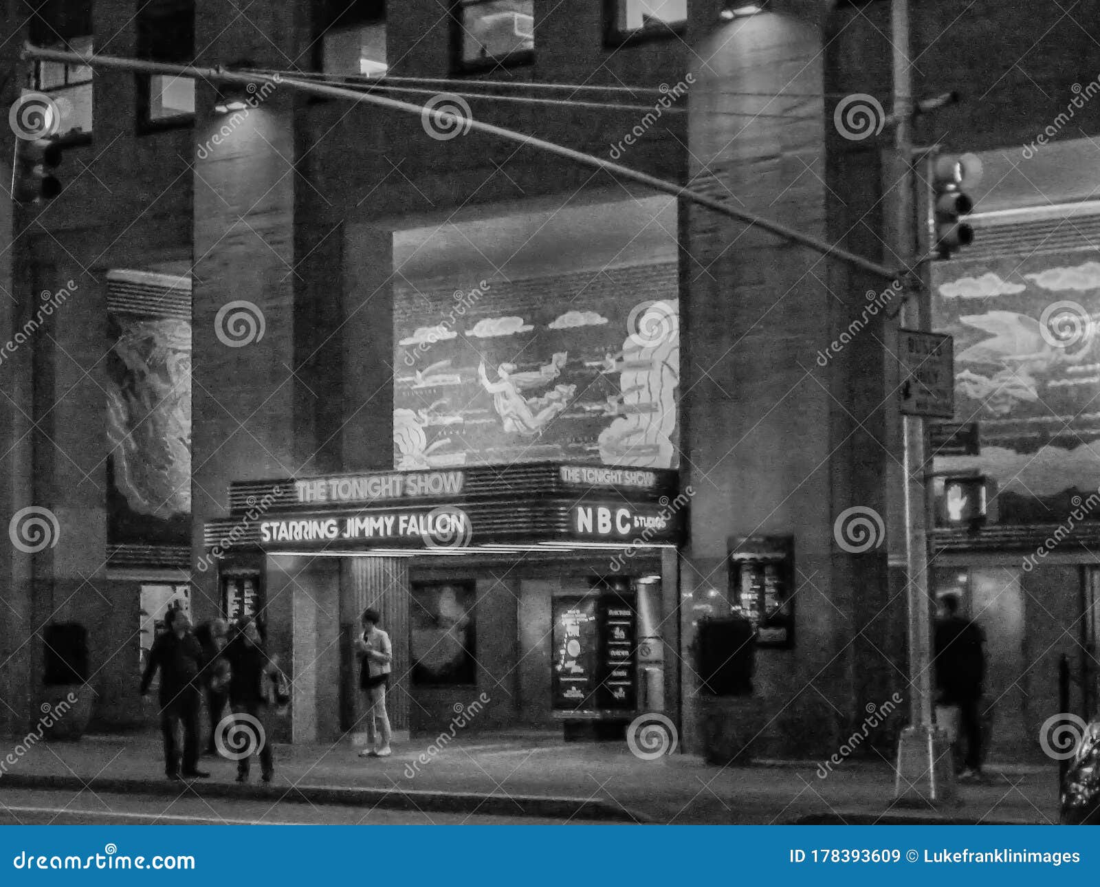 Outside the NBC Studios in Manhattan New York Editorial Stock Image ...