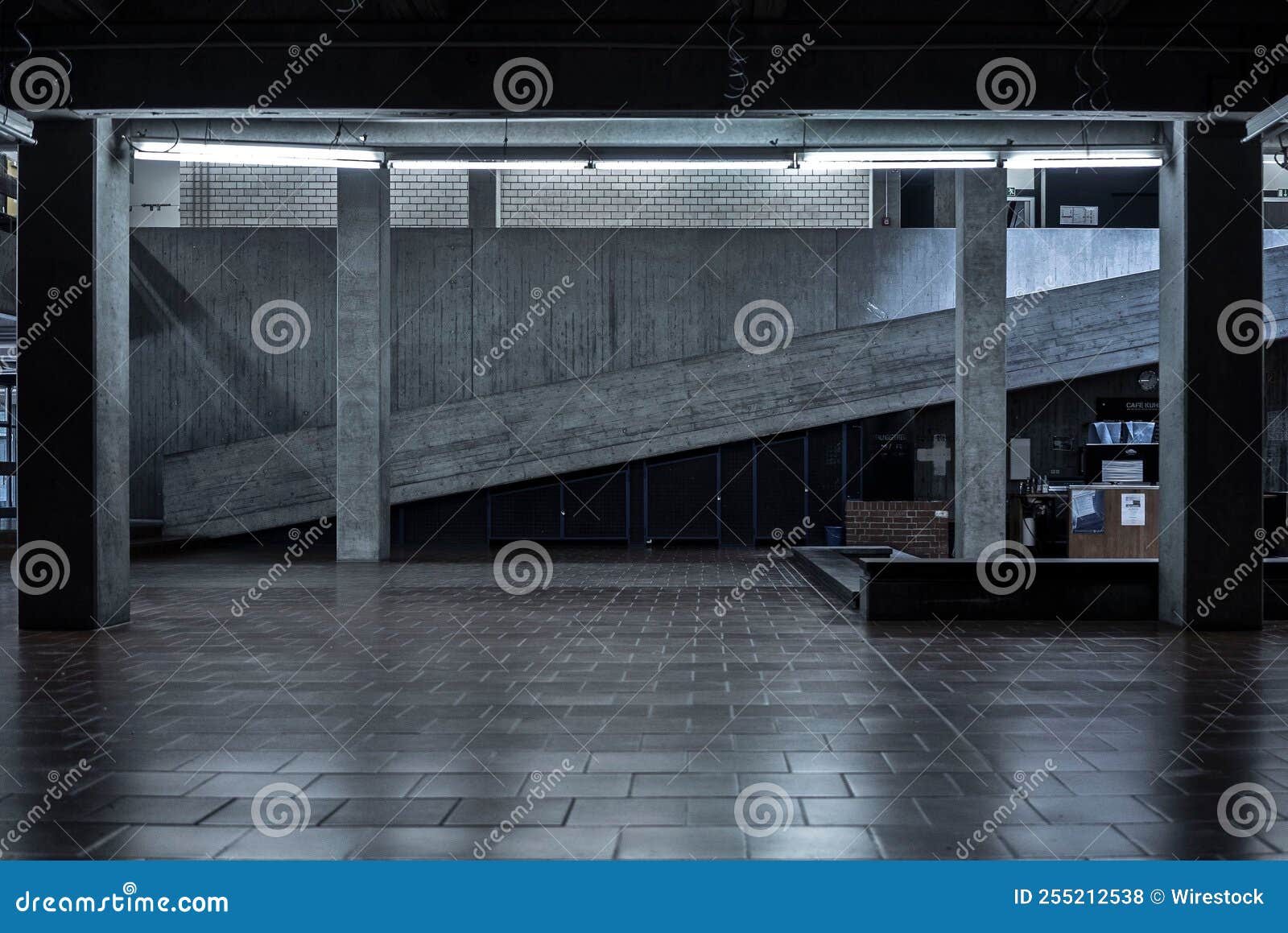 Outside of an Office in the Evening after Working Hours Stock Photo ...