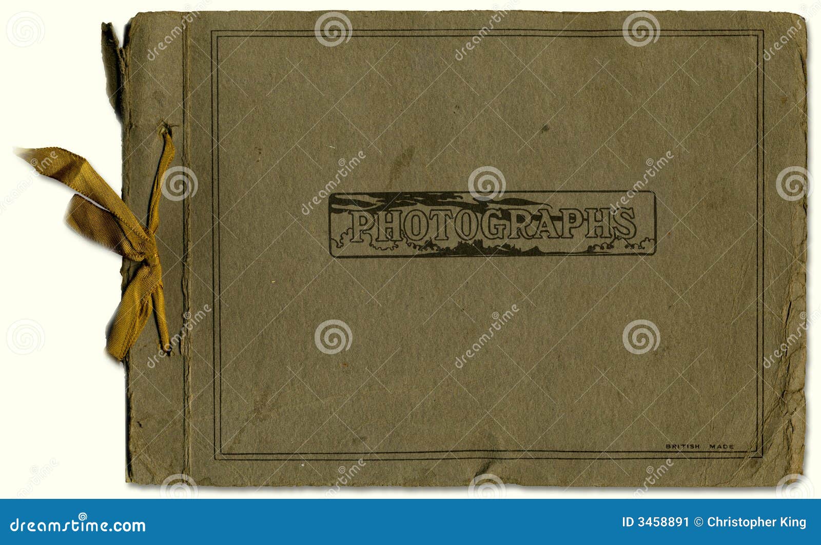 Outside of an Old Photo Album Stock Image - Image of album, retro: 3458891