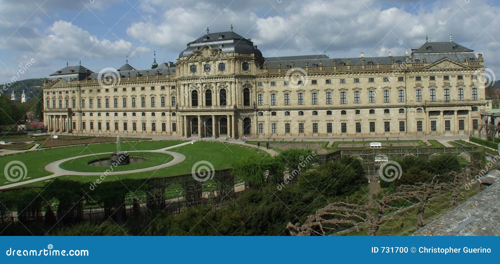Outside the palace stock photo. Image of viwe, wuerzburg - 731700