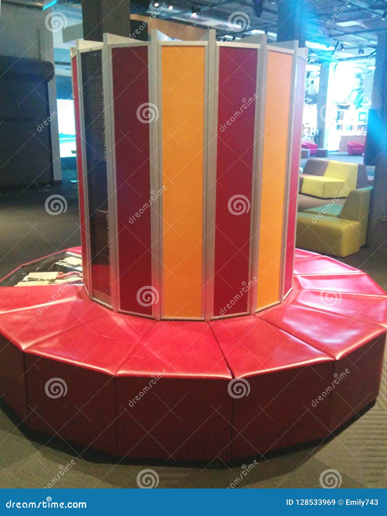 Outside of Red and Yellow Cray 1 Supercomputer Stock Image - Image of ...