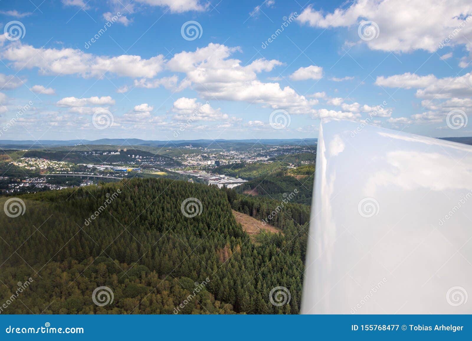Outside a Sail Plane Side View Stock Image - Image of cloudscape ...