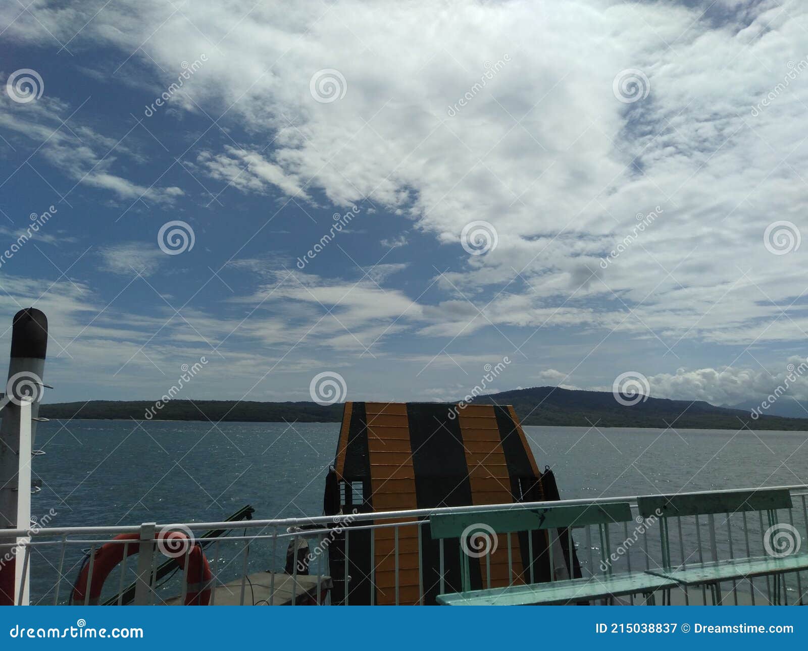 Outside Sea View of the Ship Stock Image - Image of horizon, vacation ...