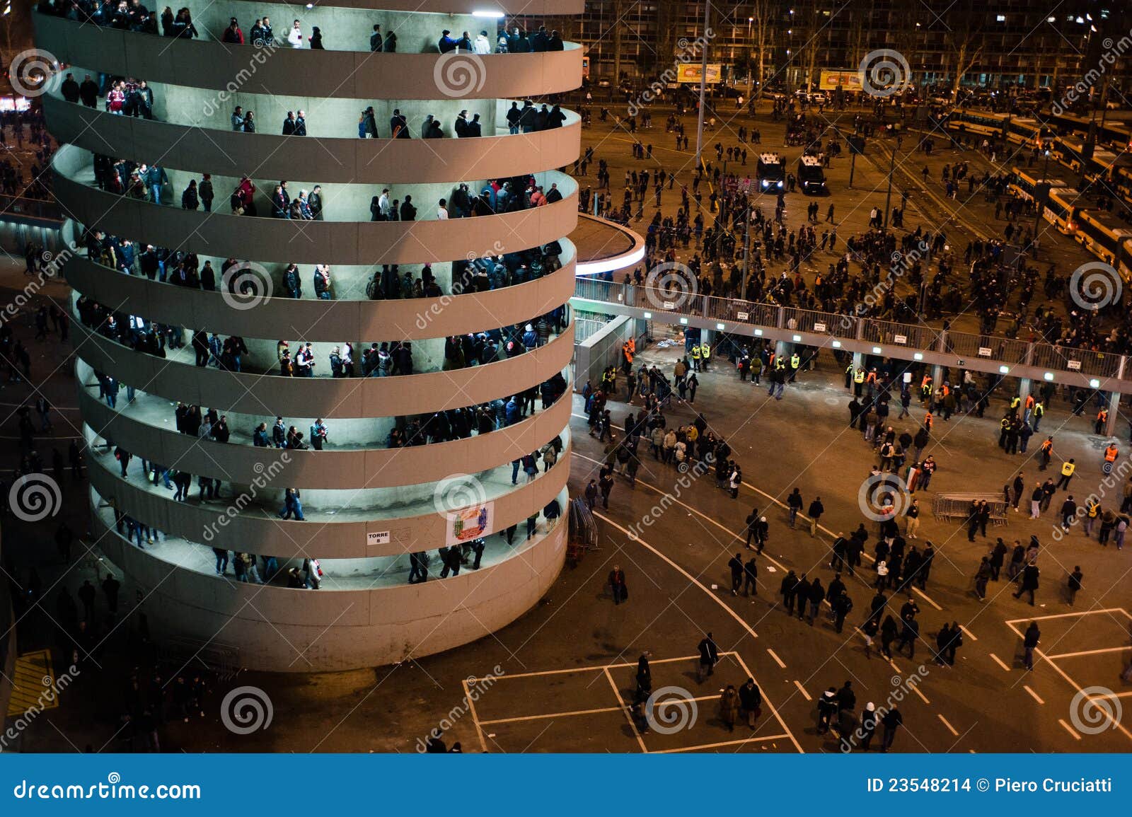 Outside of the Stadium after the Match Editorial Stock Image - Image of ...