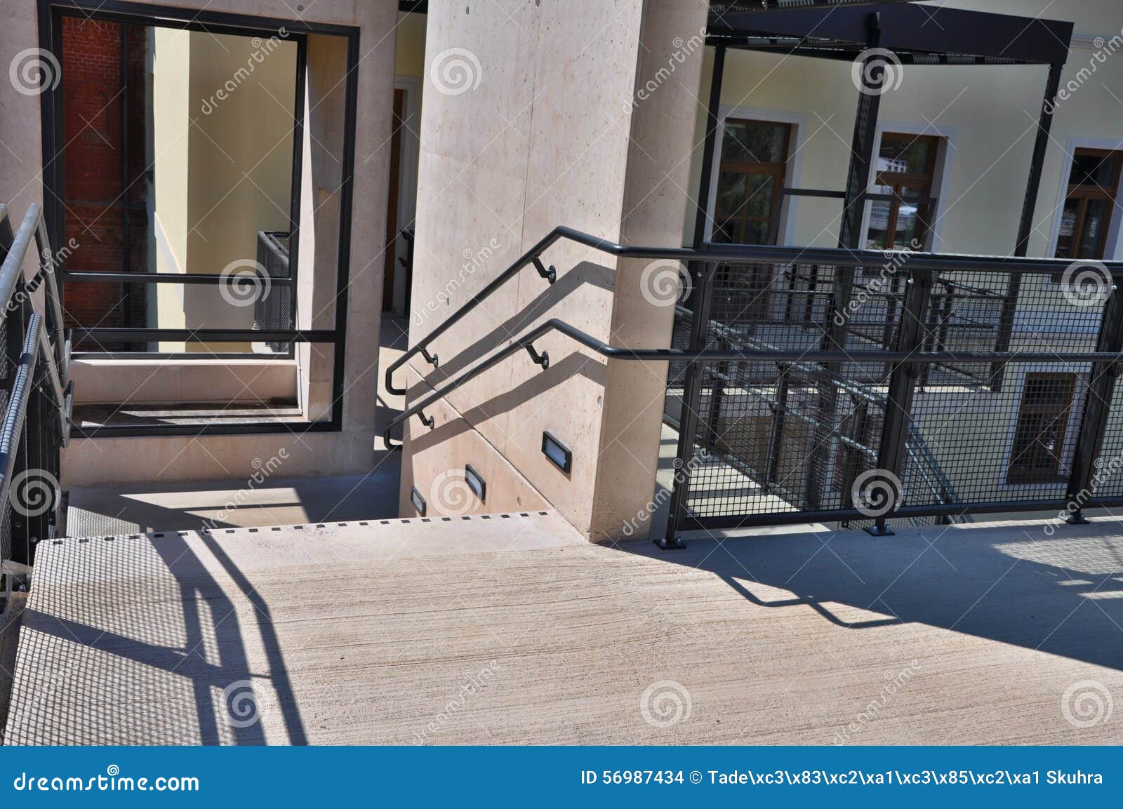 Outside stairs passage stock photo. Image of construction - 56987434