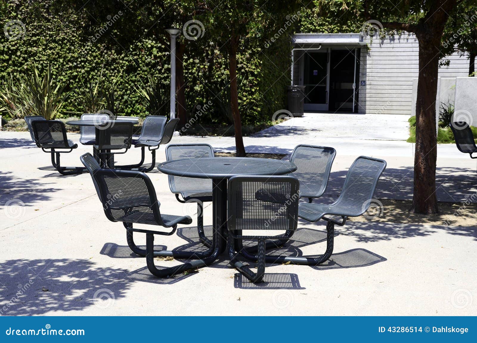 Outside tables and chairs stock photo. Image of tables - 43286514
