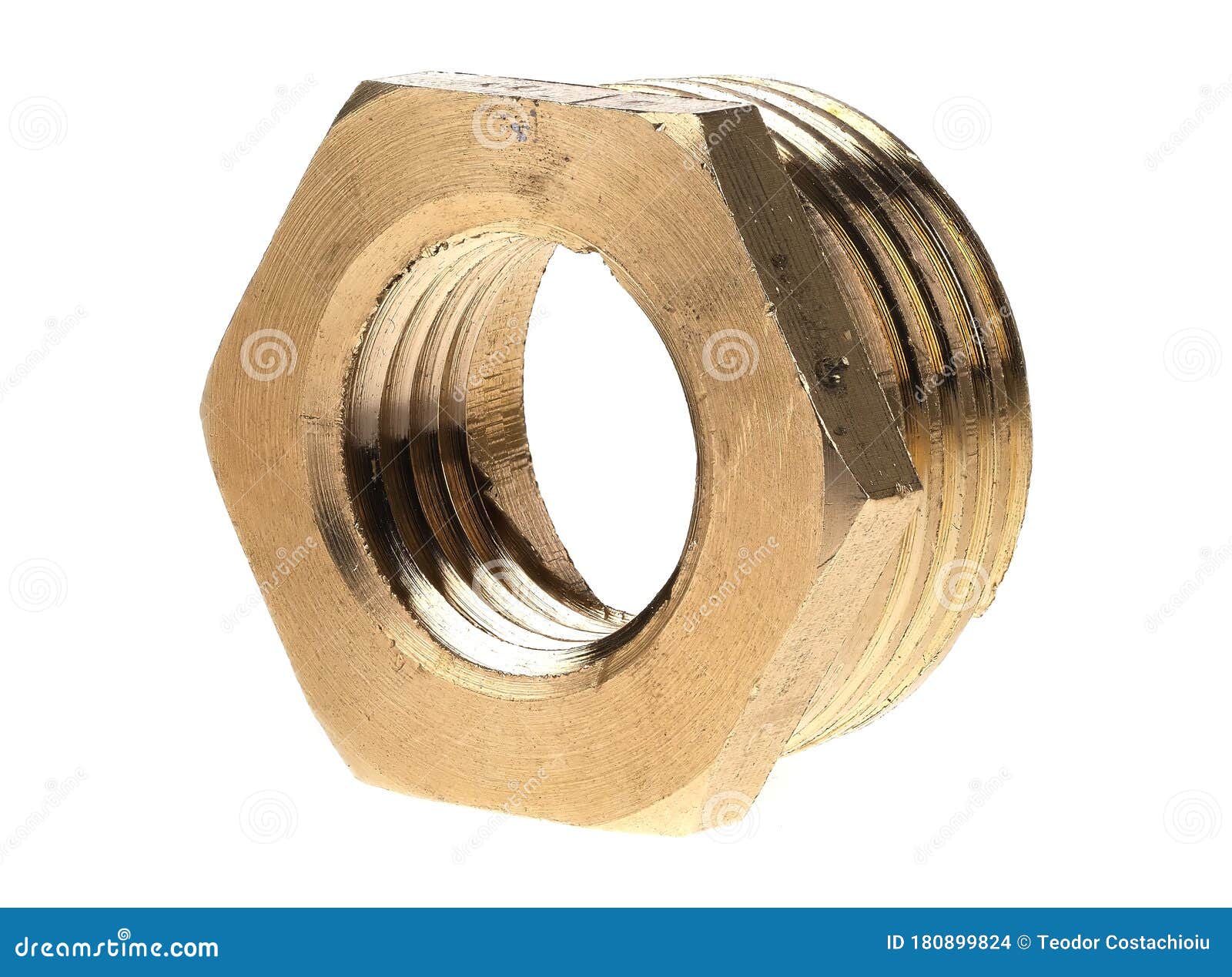 1/2` Inside Thread To 3/8` Outside Thread Adapter Stock Photography ...