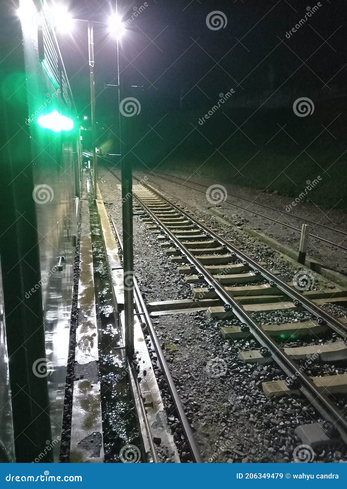 Outside of the train stock image. Image of reflection - 206349479