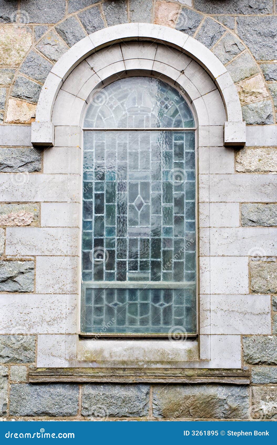 Outside View of Church Window Stock Image - Image of frame, stone: 3261895