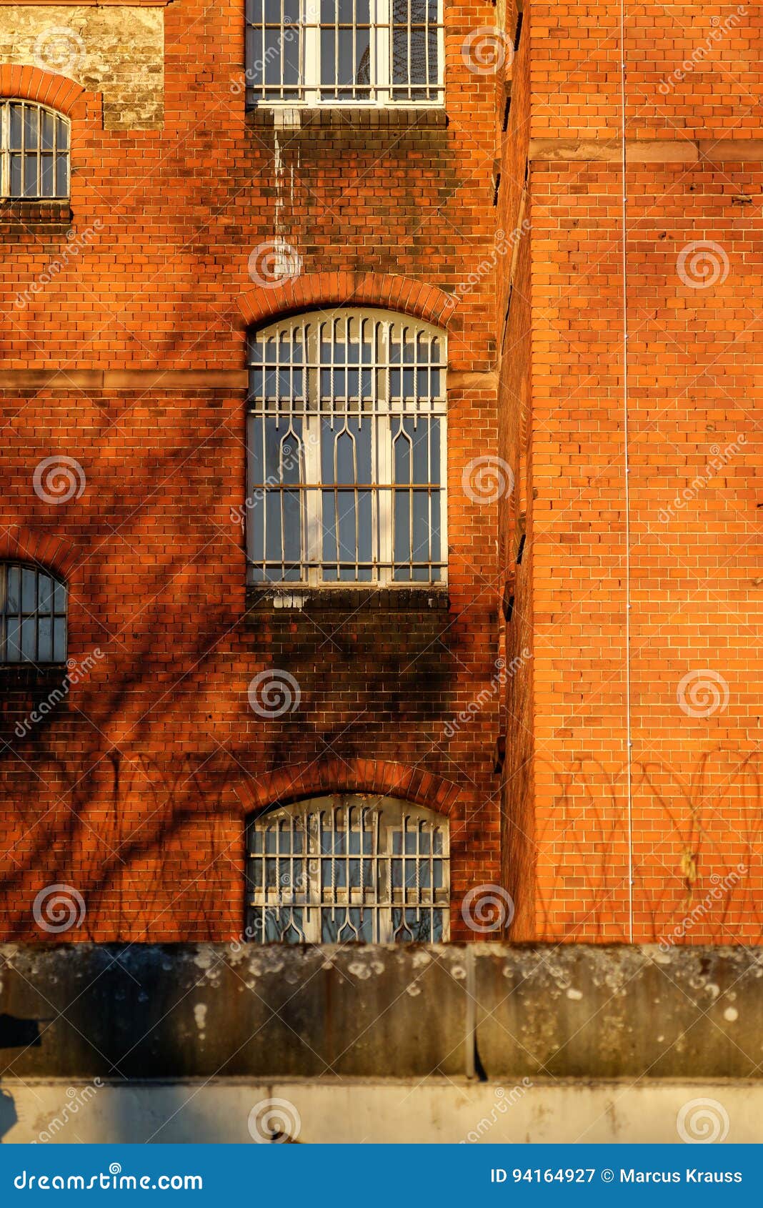 The Outside View of an Old Jail Stock Image - Image of abandoned ...