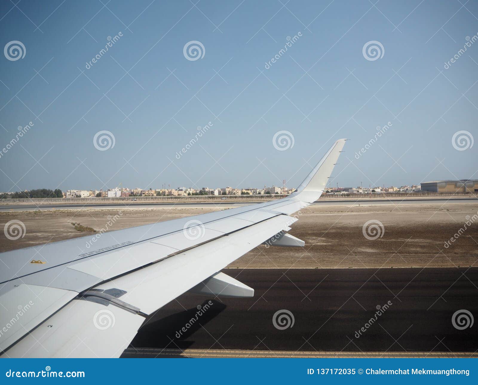 Outside View of the Plane through Asia Stock Image - Image of business ...