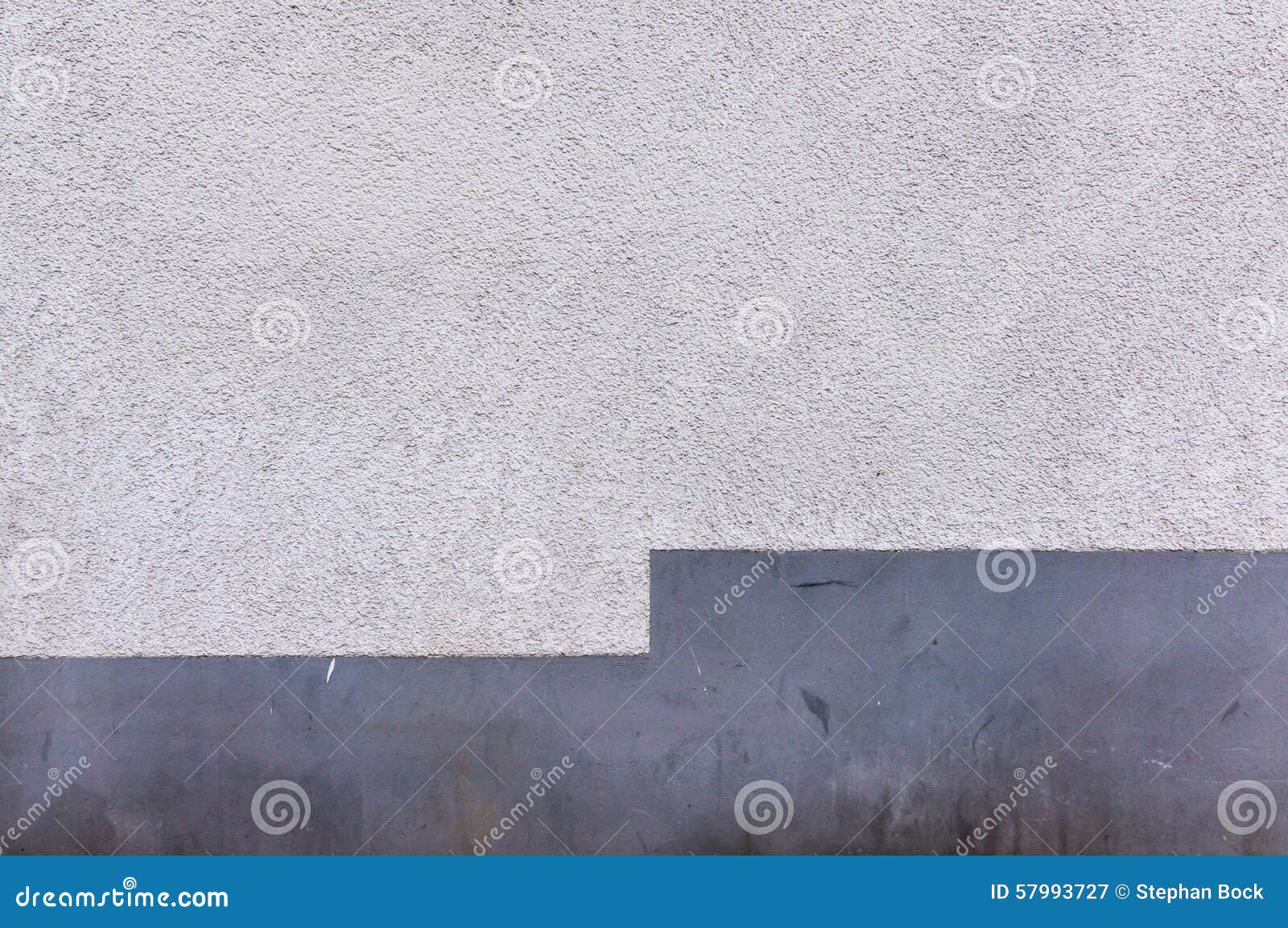 Outside Wall, Aged Stucco Plaster and Gray Foundation Stock Image ...