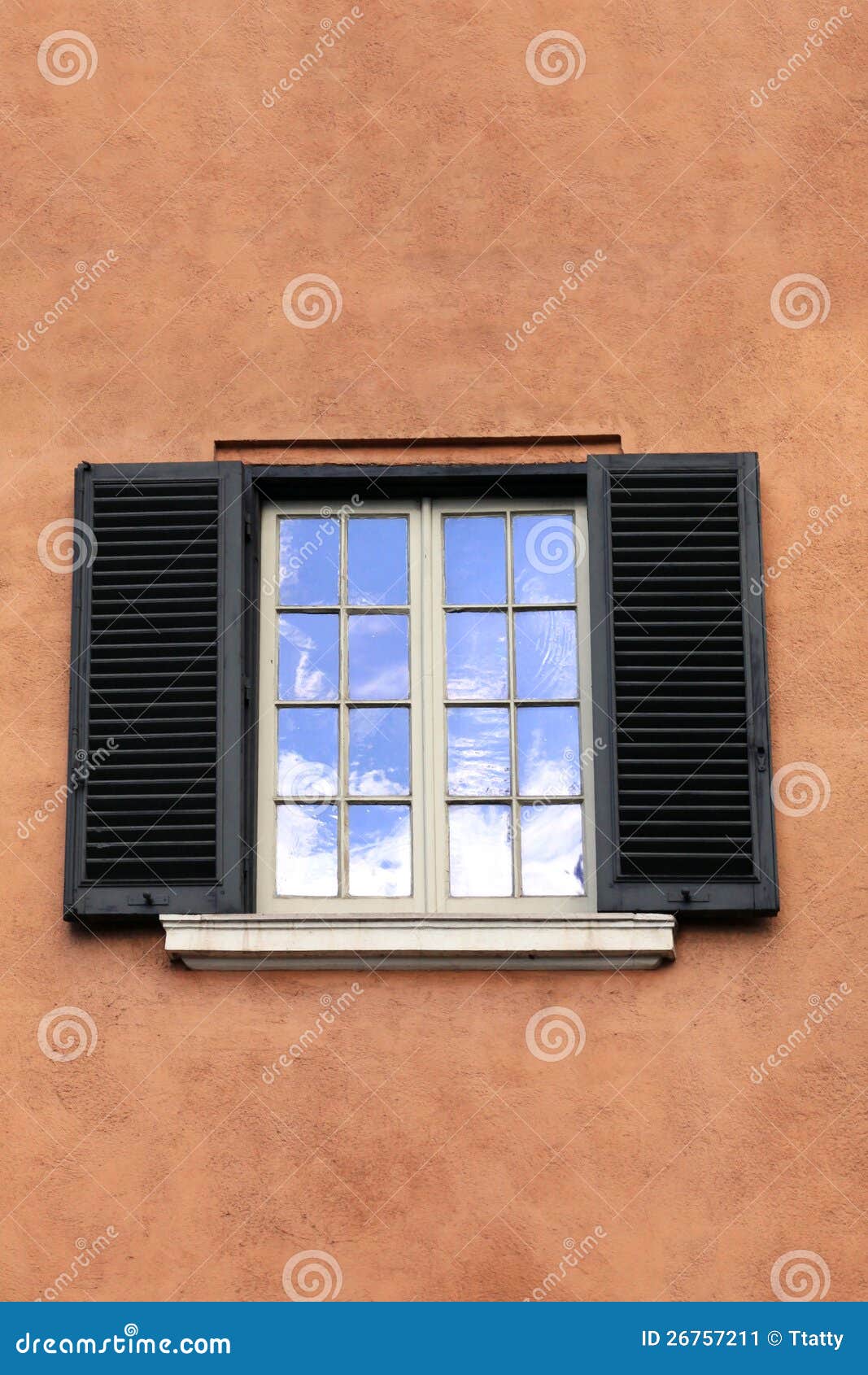 Outside wall window stock image. Image of architecture - 26757211