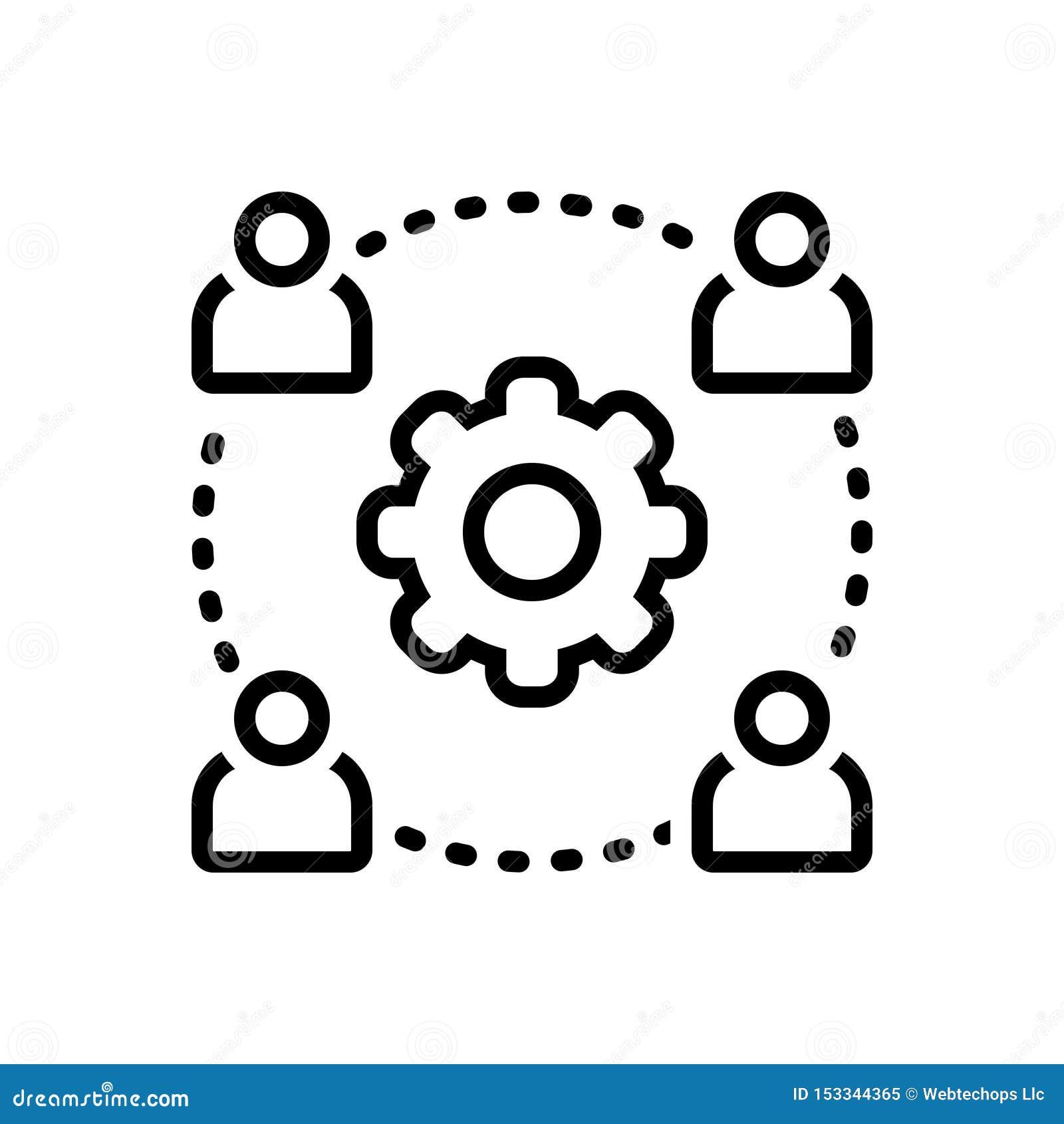 Outsource Management Illustration Development Business Corporate ...