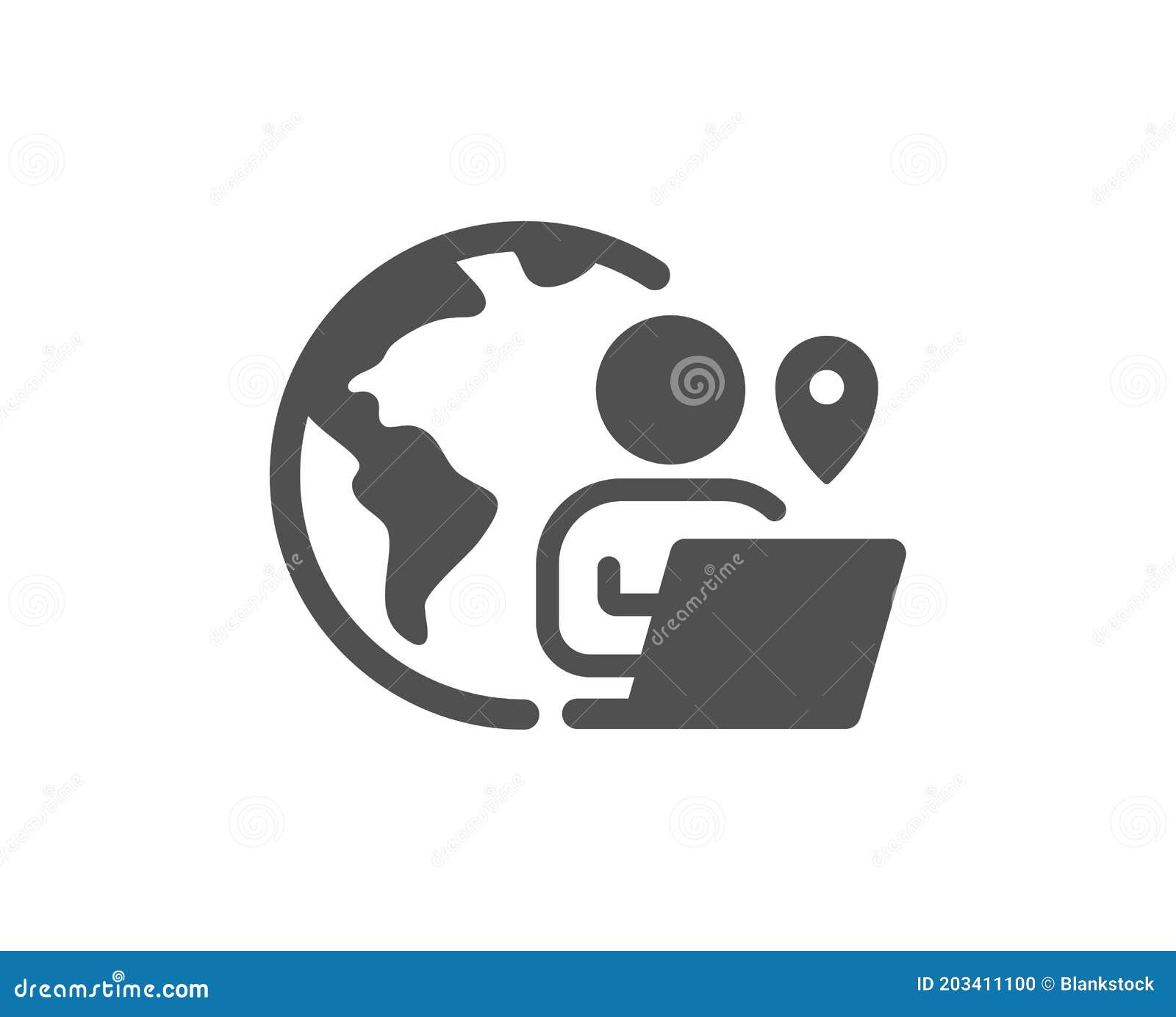 Outsource Work Icon. Freelance Job Sign. Vector Stock Vector ...