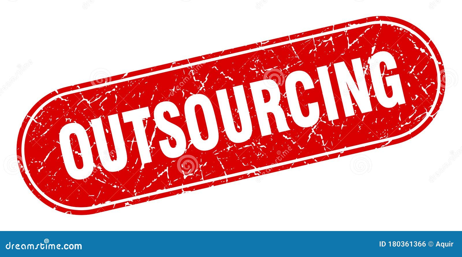 Outsourcing Sign. Outsourcing Grunge Stamp Stock Vector - Illustration ...