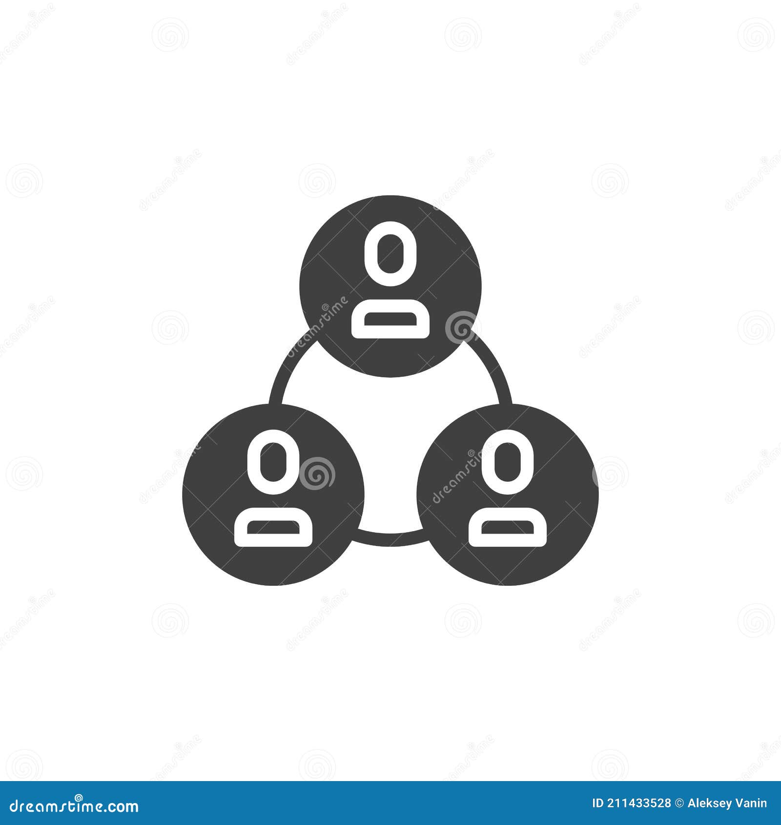 Outsourcing vector icon stock vector. Illustration of collaboration ...