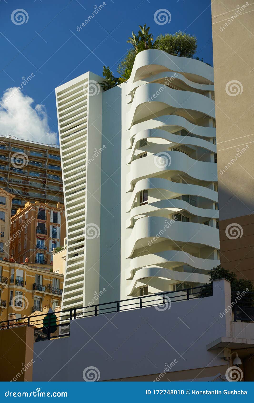 Outstanding Architecture in Monaco Editorial Image - Image of ...