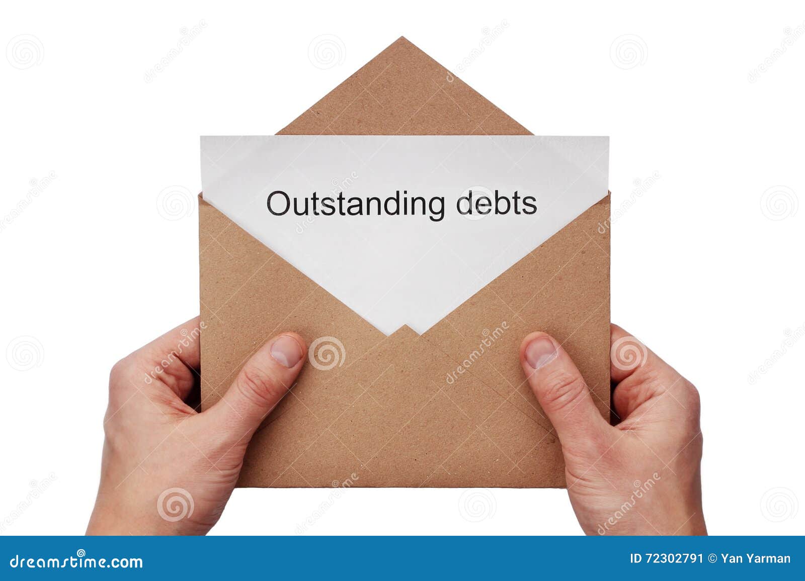 Outstanding debts stock image. Image of money, craft - 72302791
