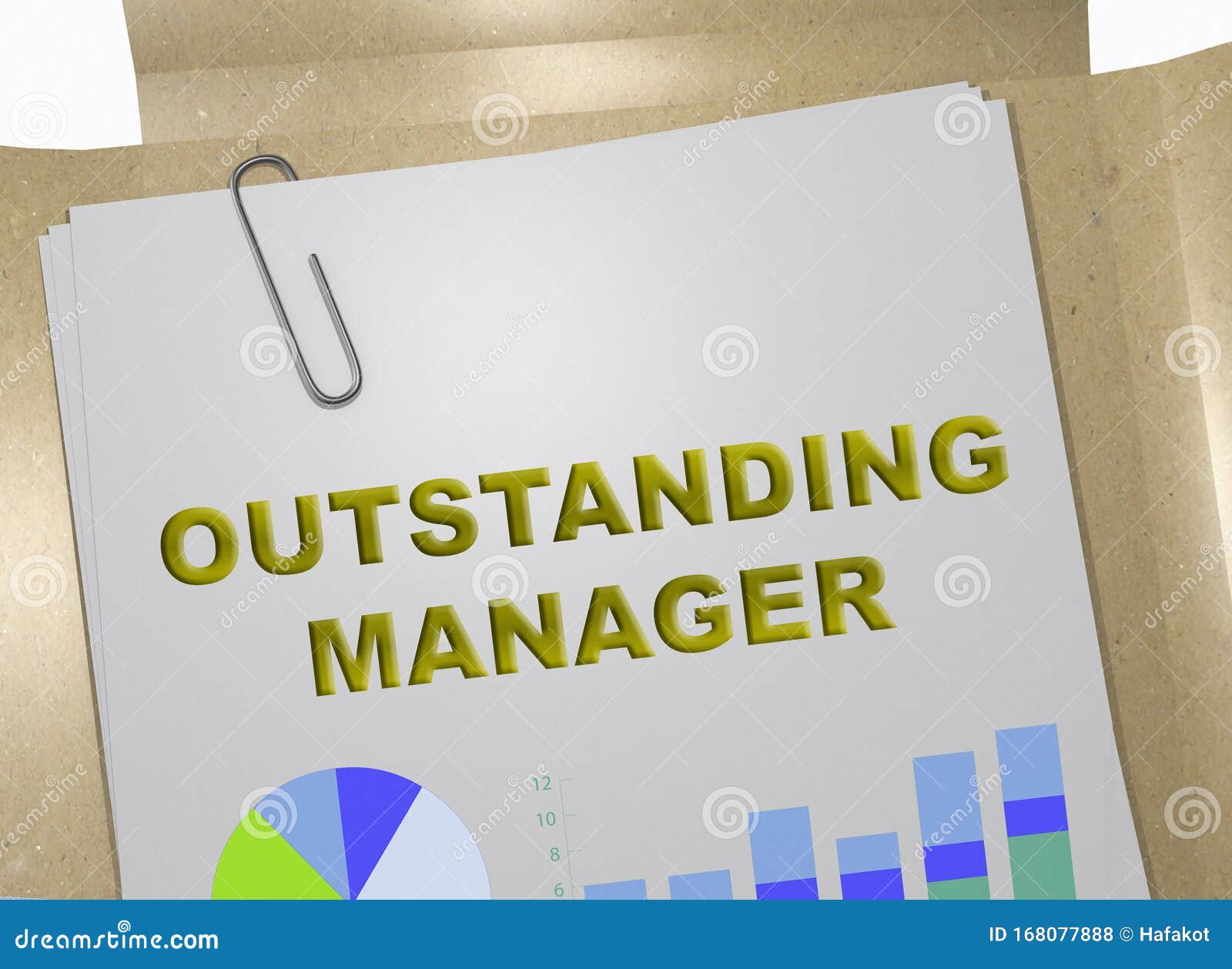 OUTSTANDING MANAGER Concept Stock Illustration - Illustration of leader ...