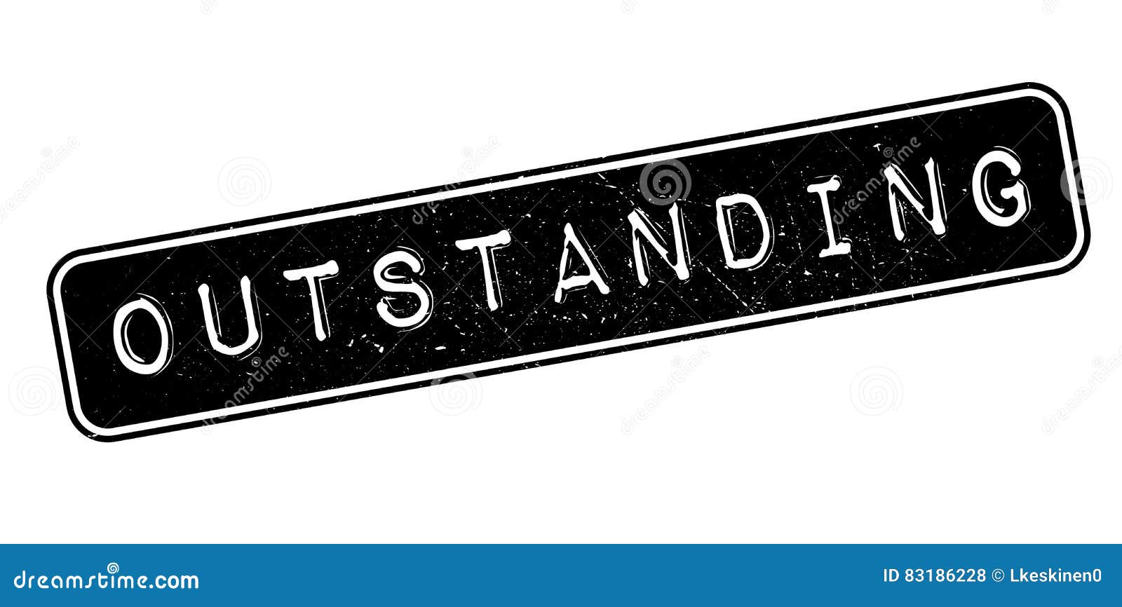 Outstanding rubber stamp stock illustration. Illustration of great ...