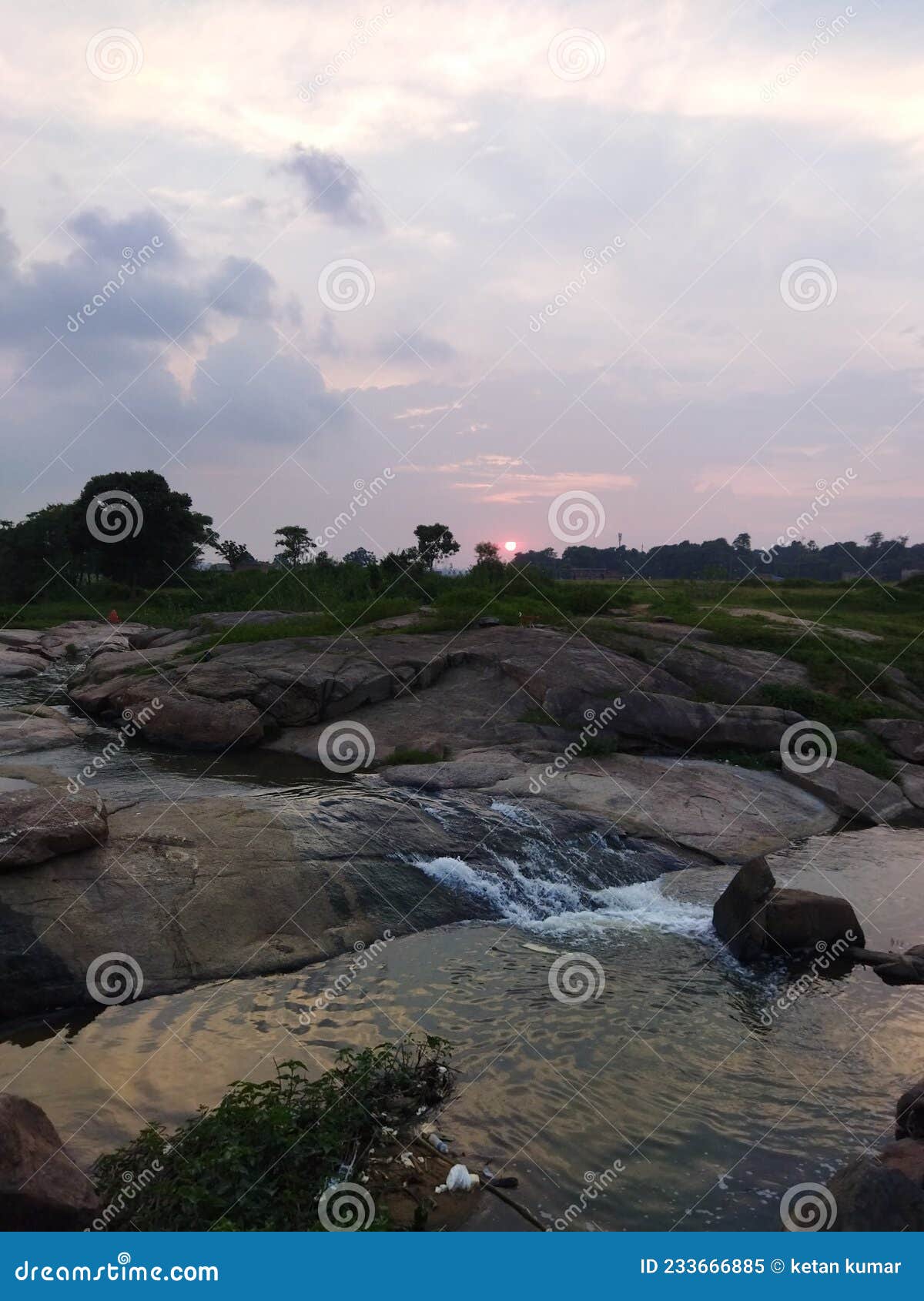 An Outstanding View of Sunset in Horizon Stock Image - Image of cape ...