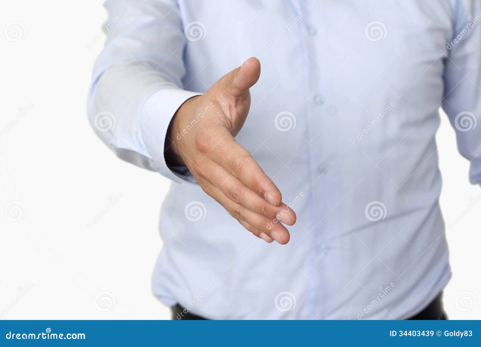 Outstretched Hand for Handshake Stock Image - Image of adults, concepts ...