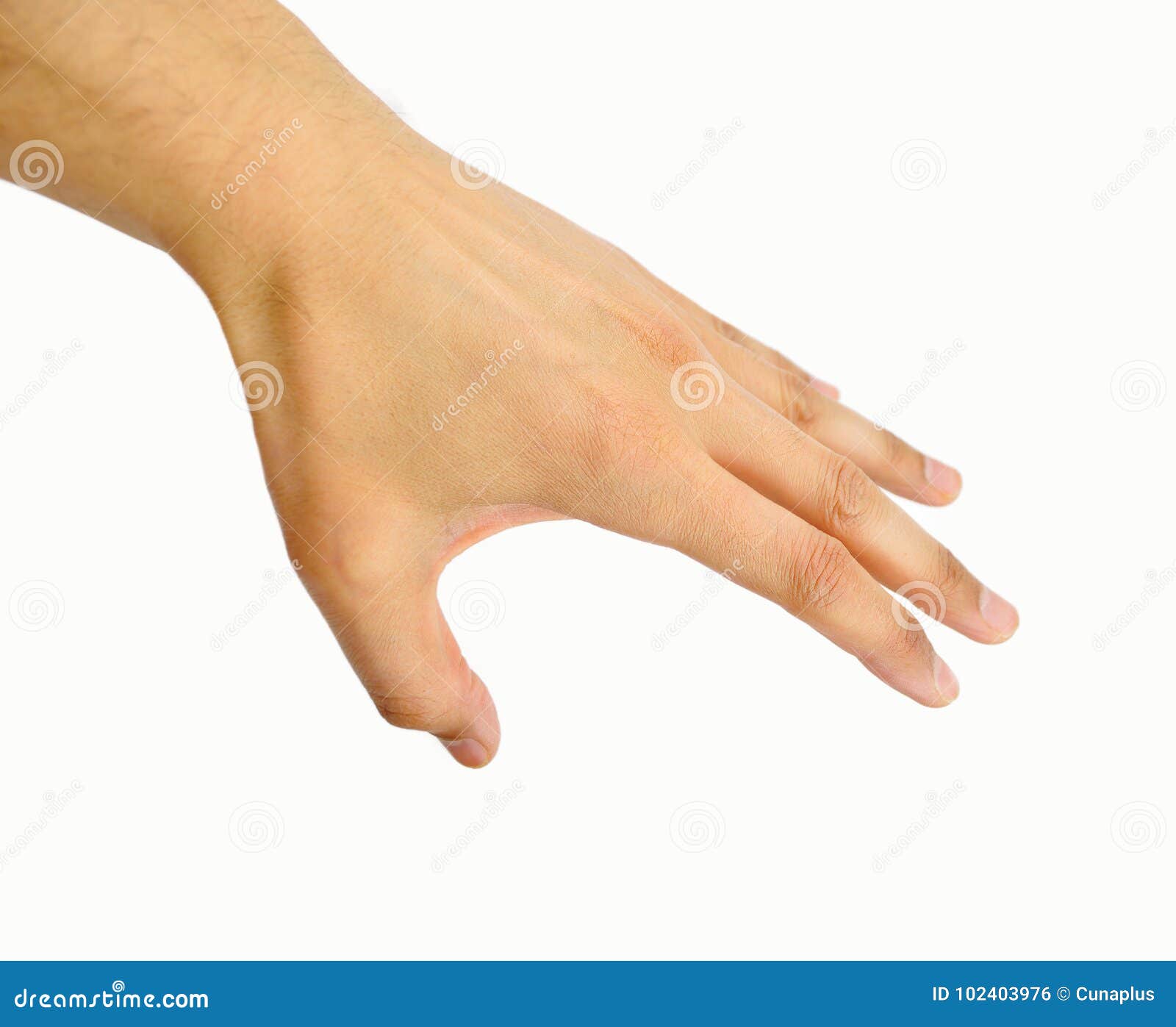 Outstretched hand of man stock photo. Image of symbol - 102403976