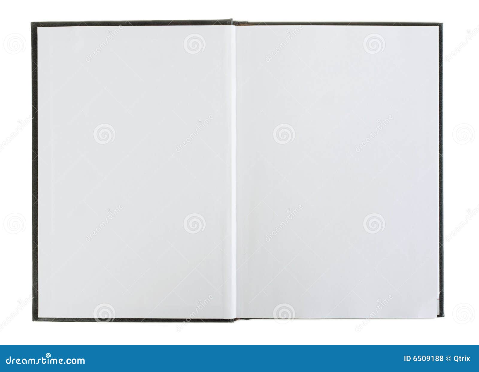 Ouvrez Le Livre Avec Les Pages Blanc. Photo stock - Image du papier ...