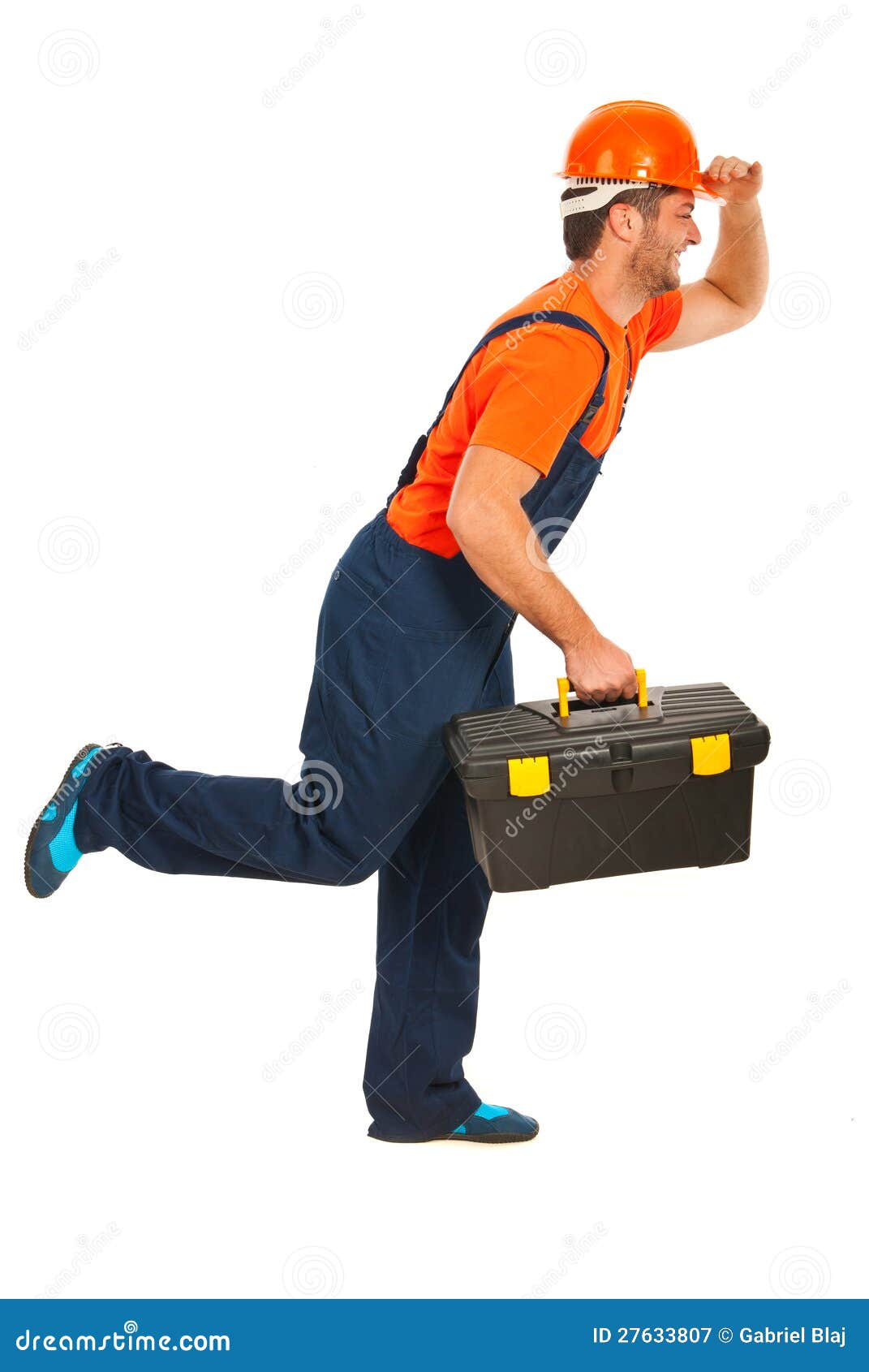 Ouvrier courant image stock. Image du travail, industrie - 27633807