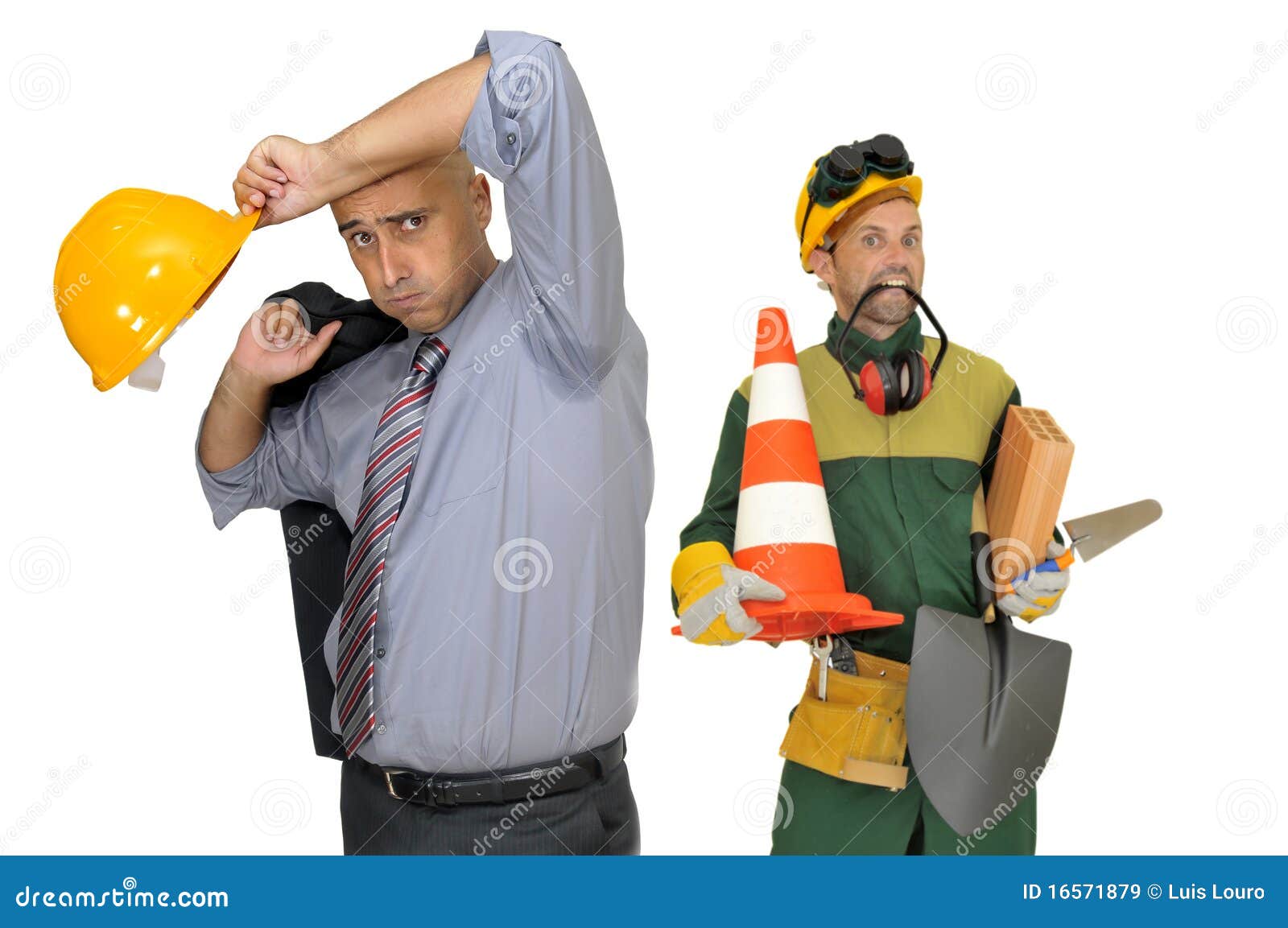 Ouvriers image stock. Image du industriel, affaires, architecte - 16571879