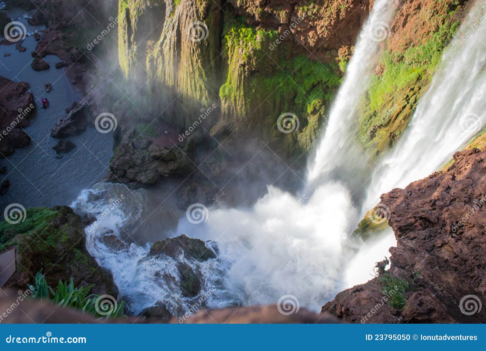 Ouzoud falls, Morocco (3) stock photo. Image of bricks - 23795050