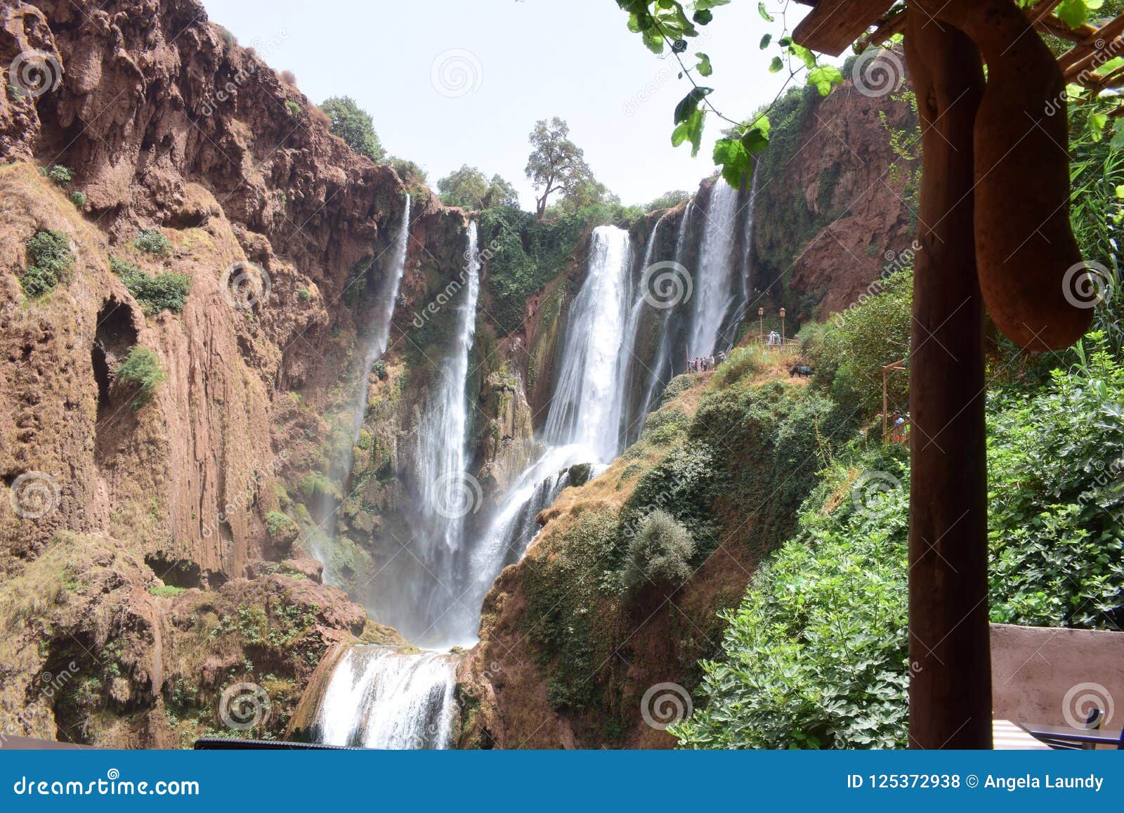 Marrakech stock photo. Image of cascade, waterfall, marrakech - 125372938