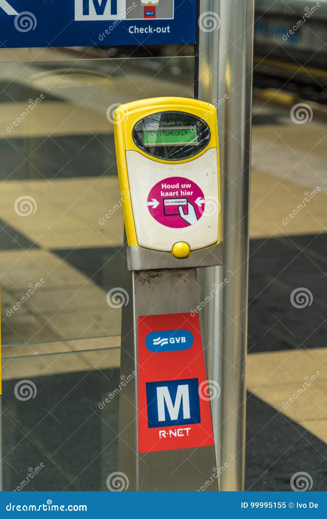 OV Chipcard accesspoint editorial image. Image of white - 99995155