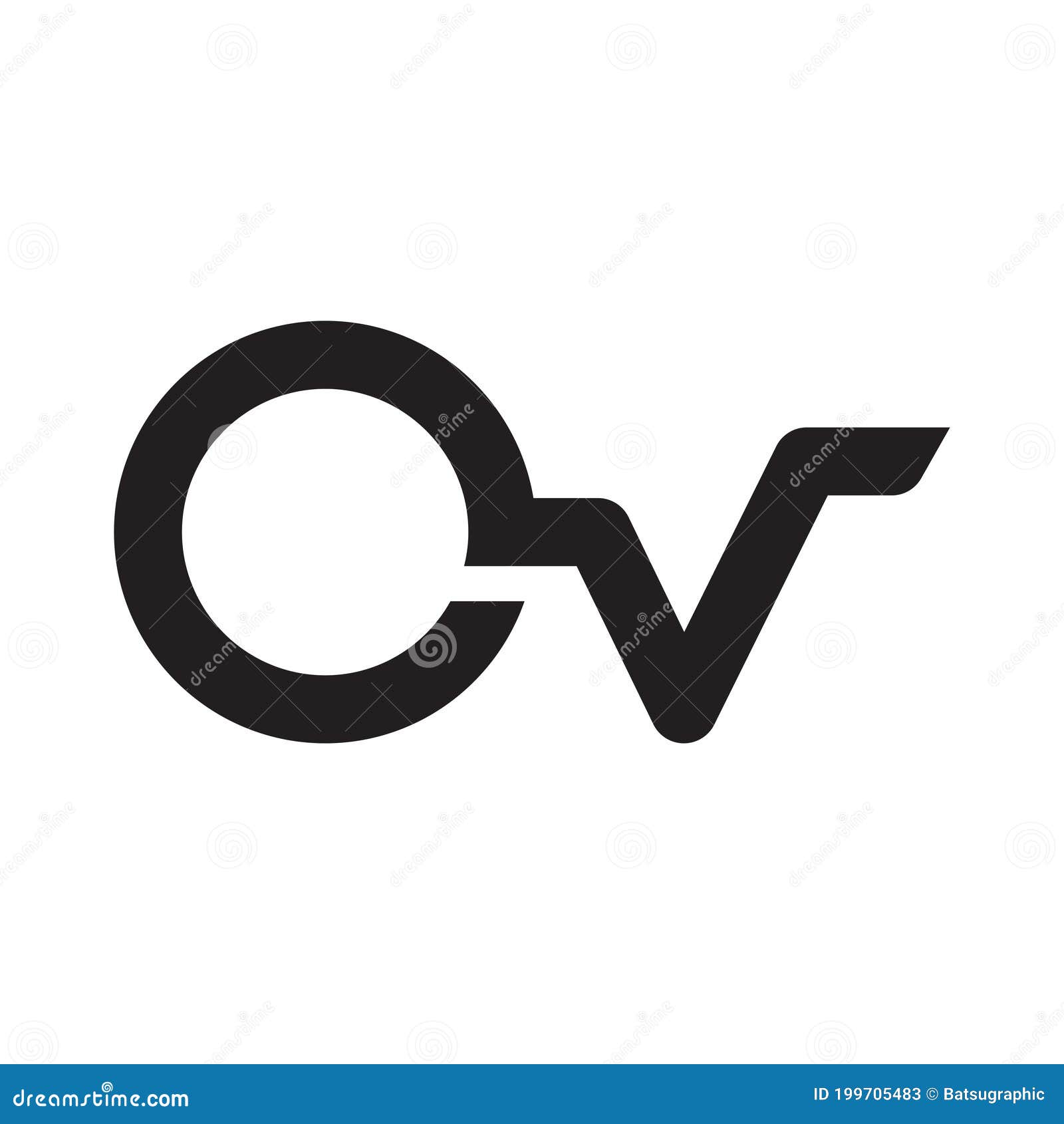 Ov Initial Letter Vector Logo Icon Stock Vector - Illustration of ...