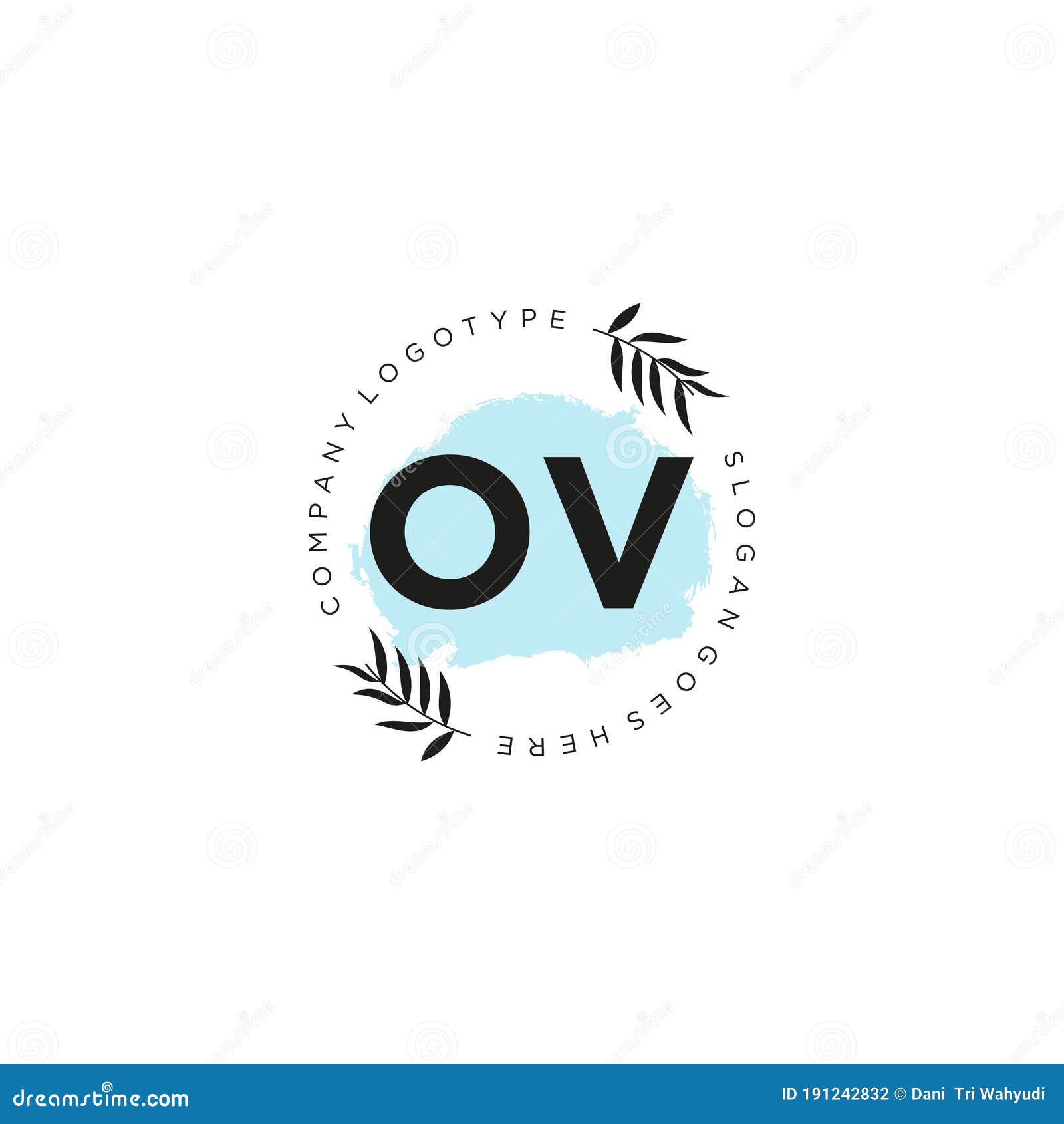 OV Letter Logo Icon Design Template Elements Stock Vector ...