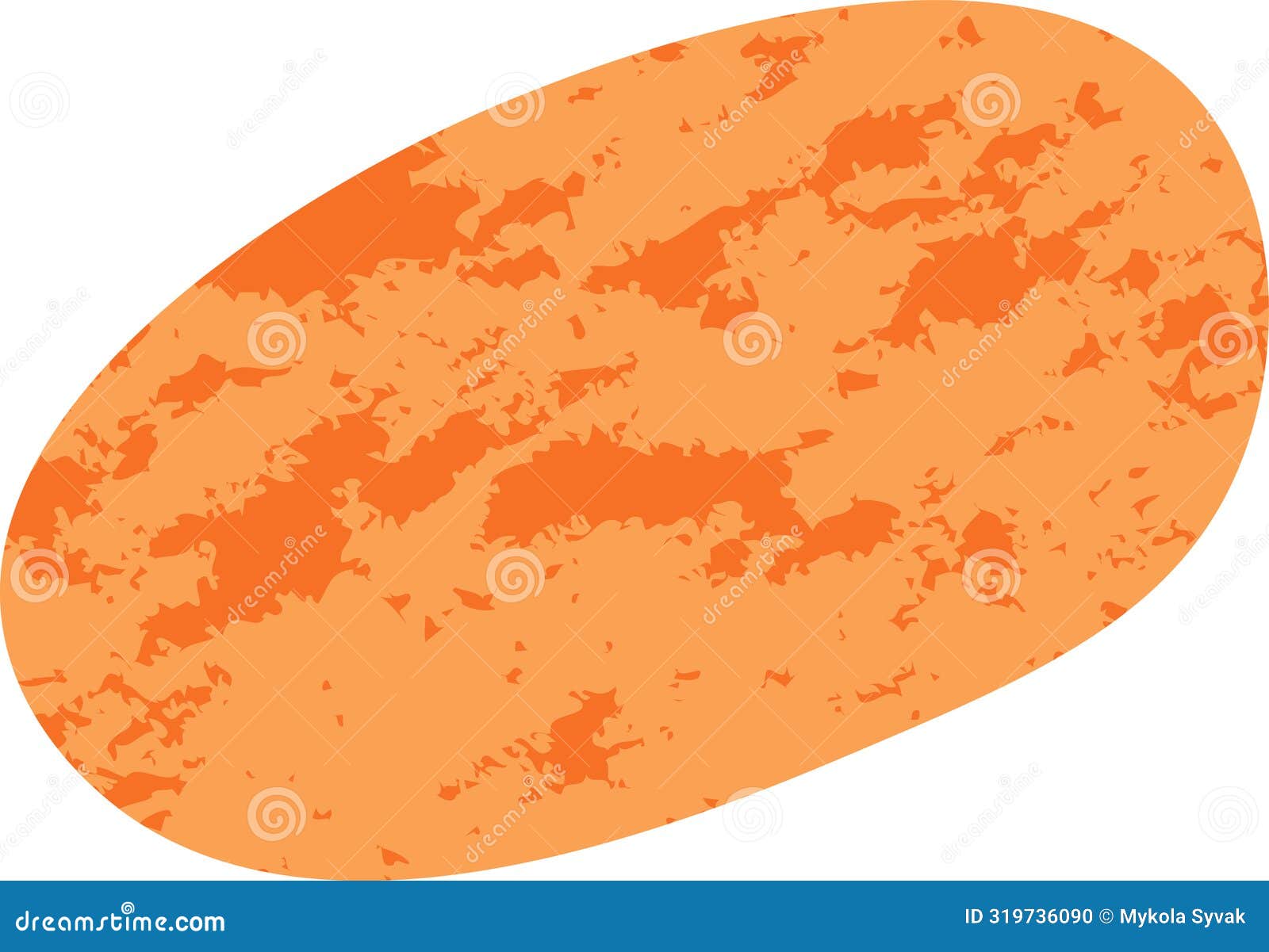 Oval Abstract Texture Shape Stock Vector - Illustration of round ...