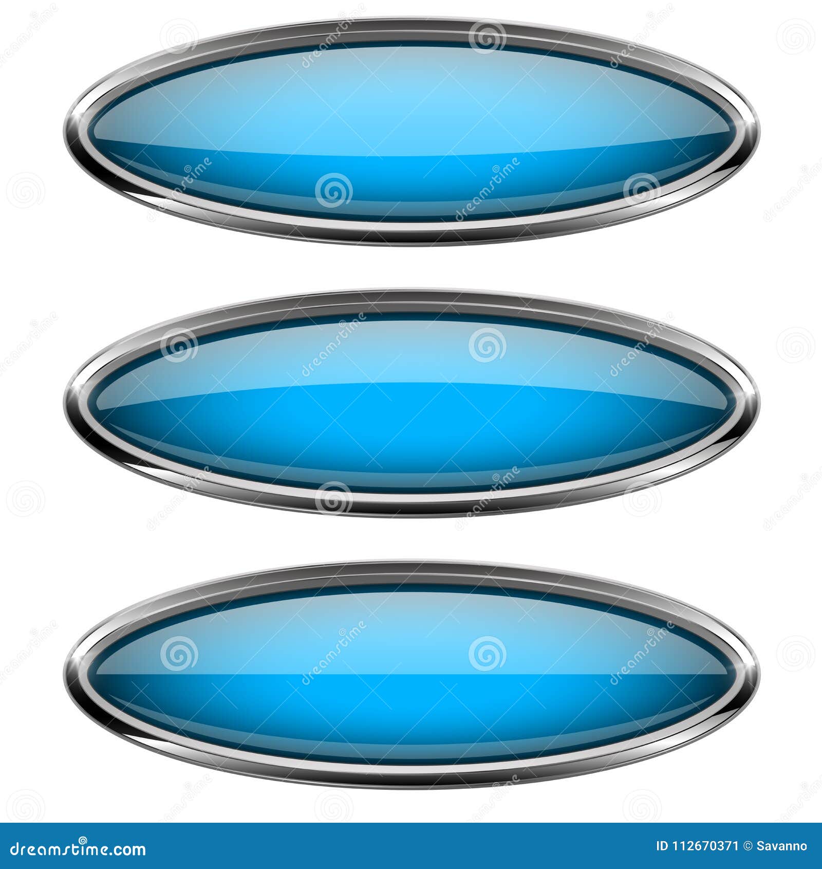 Oval Blue Glass Buttons with Metal Frame Stock Vector - Illustration of ... Oval Blue Glass Buttons with Metal Frame Stock Vector - Illustration of ...